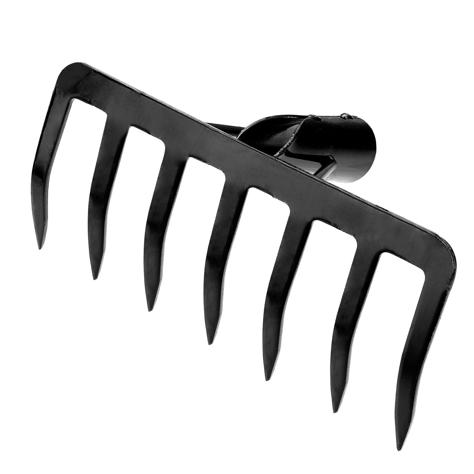 Uxcell 7 Teeth Garden Rake Head, Manganese Steel for Garden Farm ...