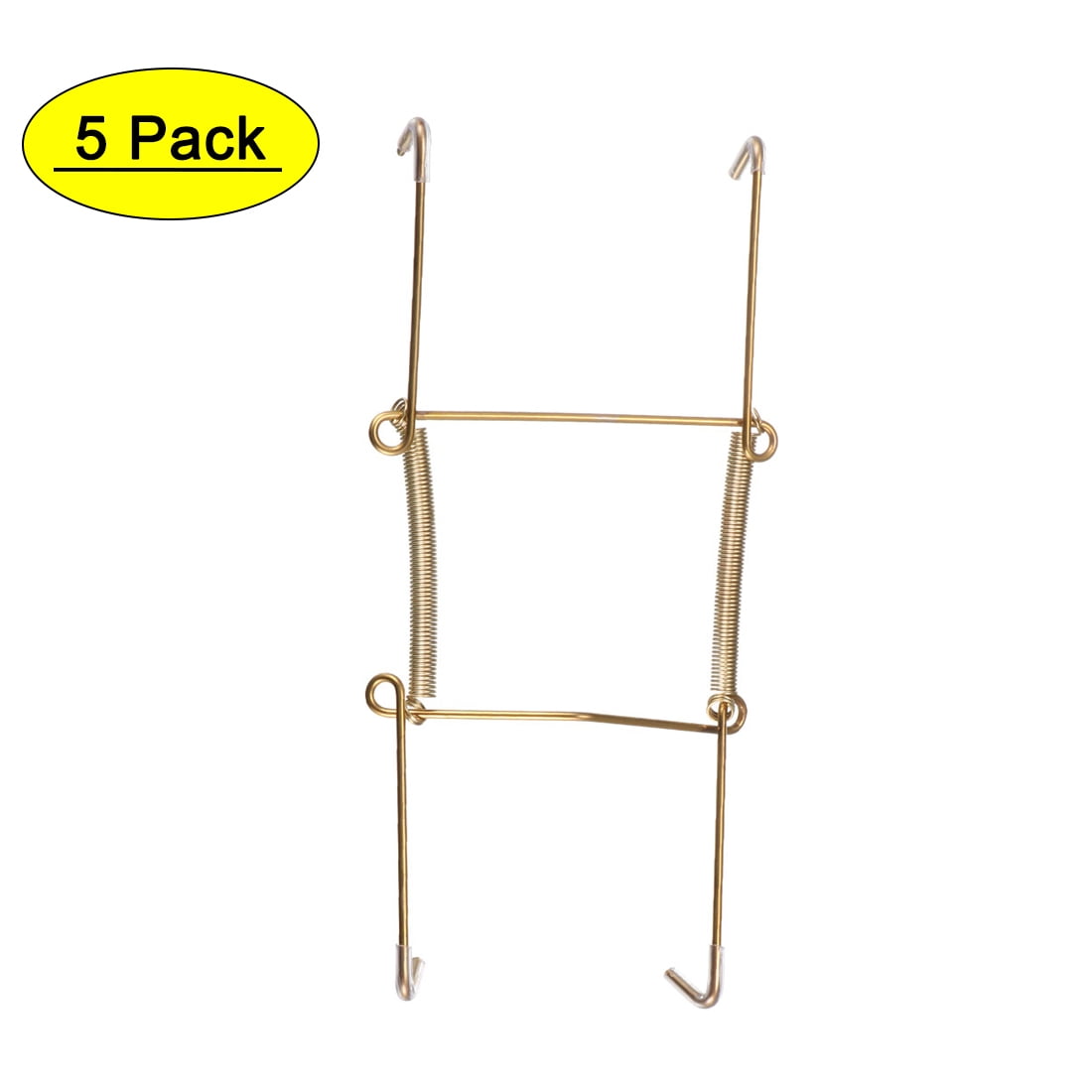 Uxcell 7" U Type Plate Hanger Iron Zinc Plated Stainless Steel 5 Pack ...