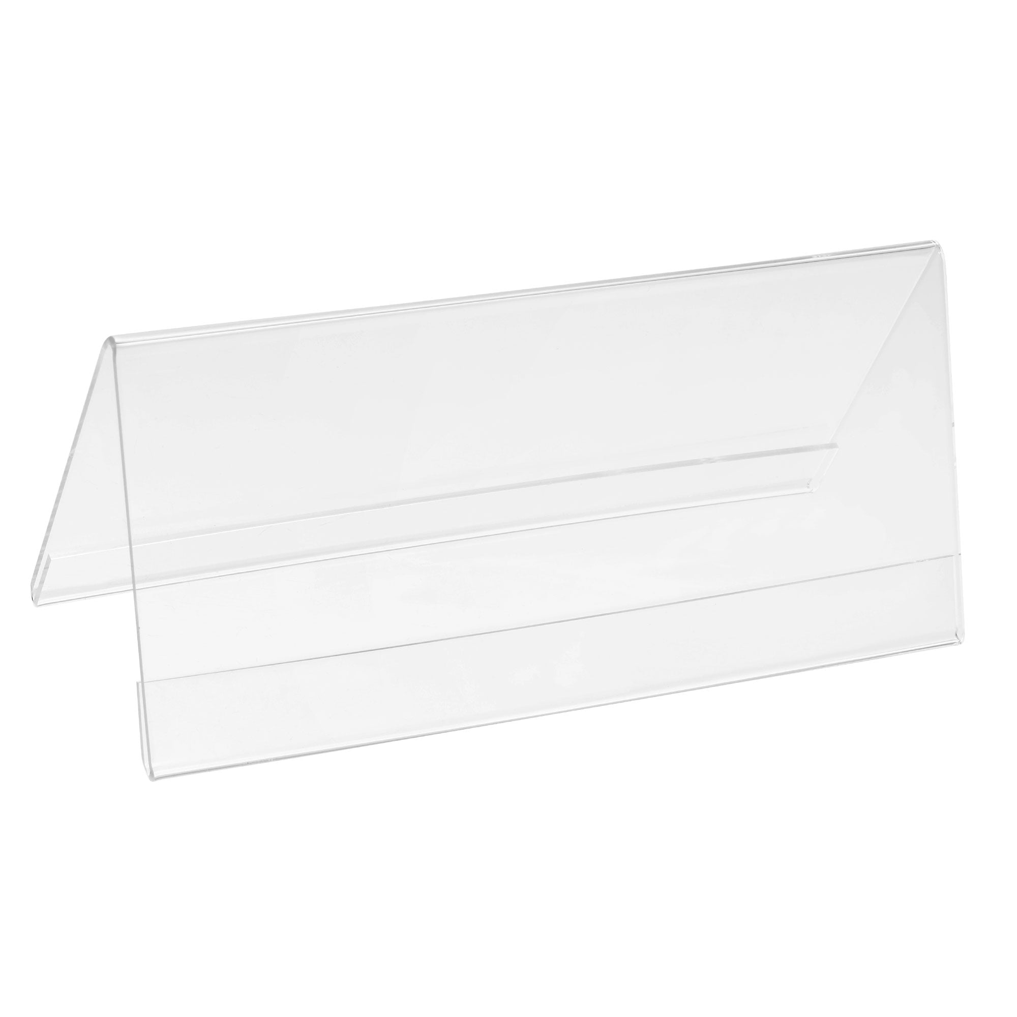 Uxcell 7 x 3.12inch Acrylic Desk Nameplate Holders,5Pcs Transparent ...