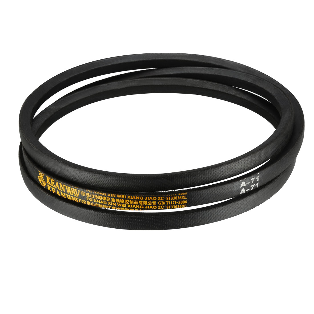 Uxcell 70.98" V Belt Inner Length Industrial Transmission Belt Rubber ...