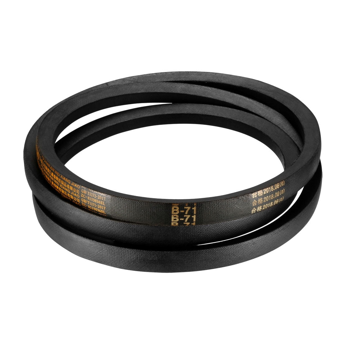 Uxcell 70.98" V Belts Inner Length B Section Transmission Drive Belt ...