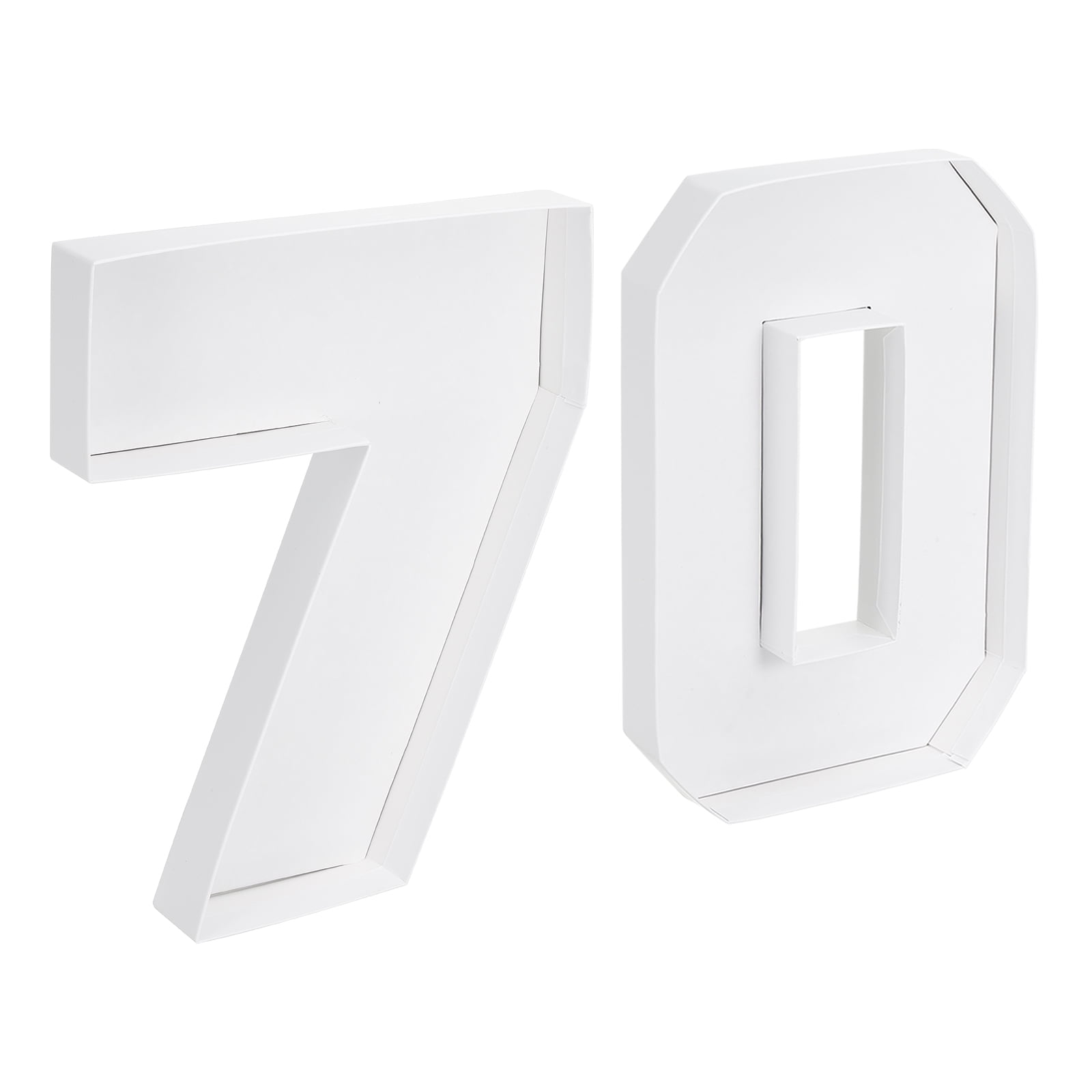 Uxcell 70 Cardboard Number Set, Paper Box Fillable Tray Container for ...