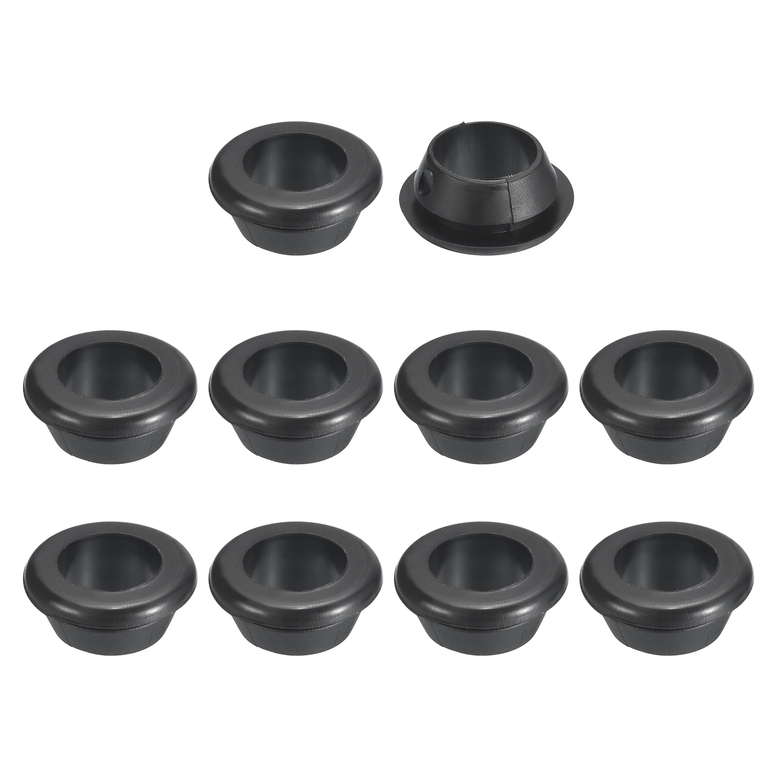 Uxcell 70 Pcs Rubber Grommets, 12mm ID 14mm Drill Hole Double Sided ...