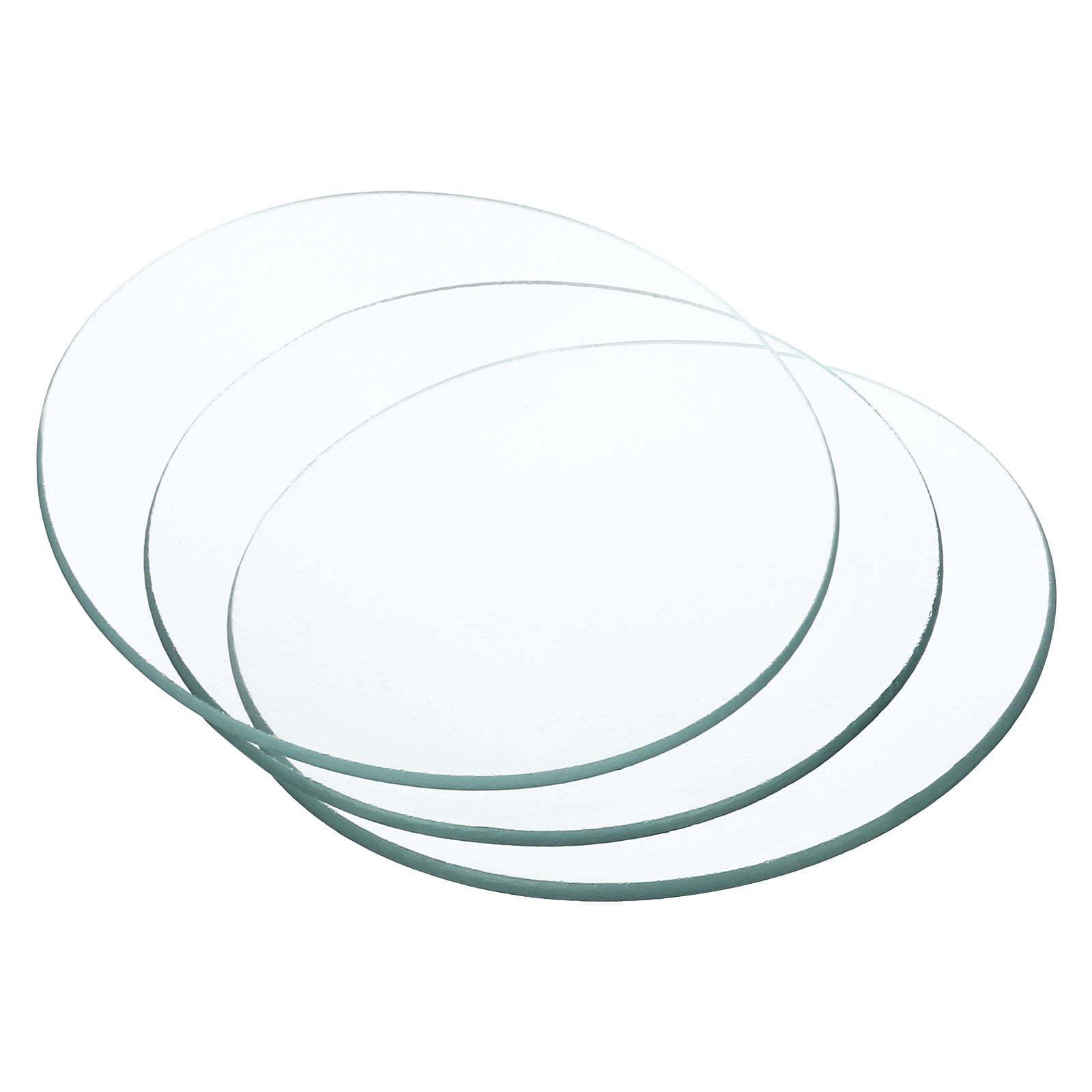Uxcell 70 mm Diameter Watch Glass, 3 Packs Beaker Cover Smooth Edges ...