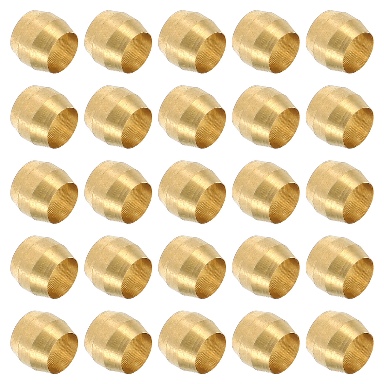 Uxcell 70Pcs Brass Compression Sleeves Ferrules Brass Ferrule Fitting ...