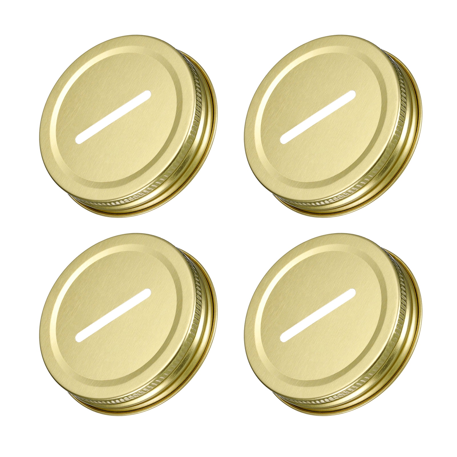 Uxcell 70mm/2.76" Coin Slot Bank Lid Inserts for Mason Jar Canning Cap ...