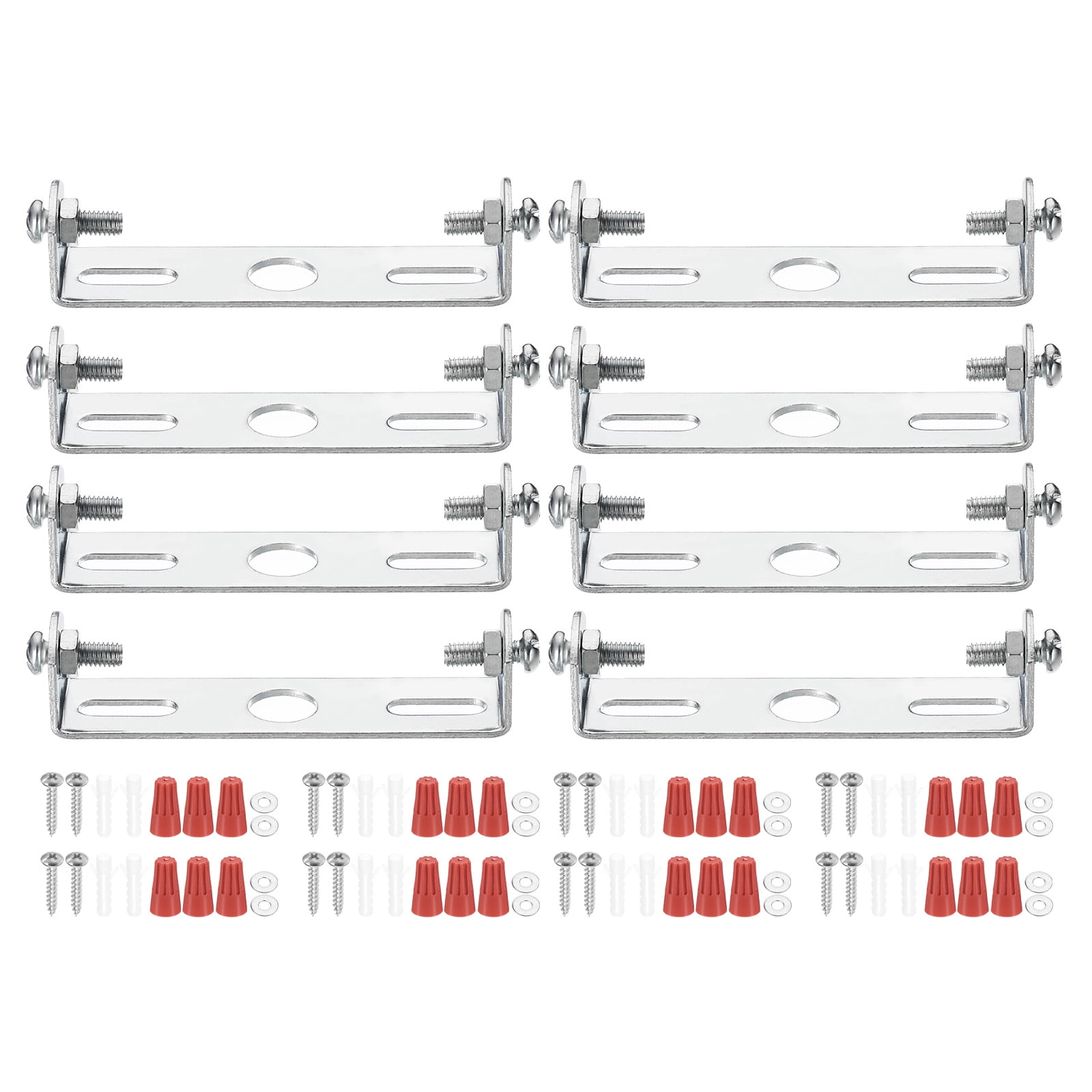 Uxcell 70mm (2.76") Universal Light Fixture Mounting Bracket Kit, Light ...