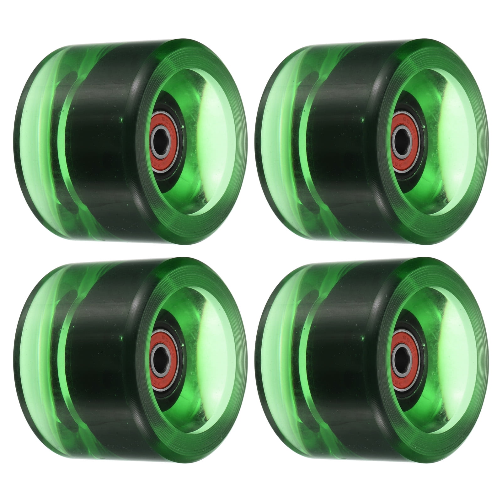 Uxcell 70mm 78A with Red ABEC-9 Soft Cruiser Wheels Street Wheels ...