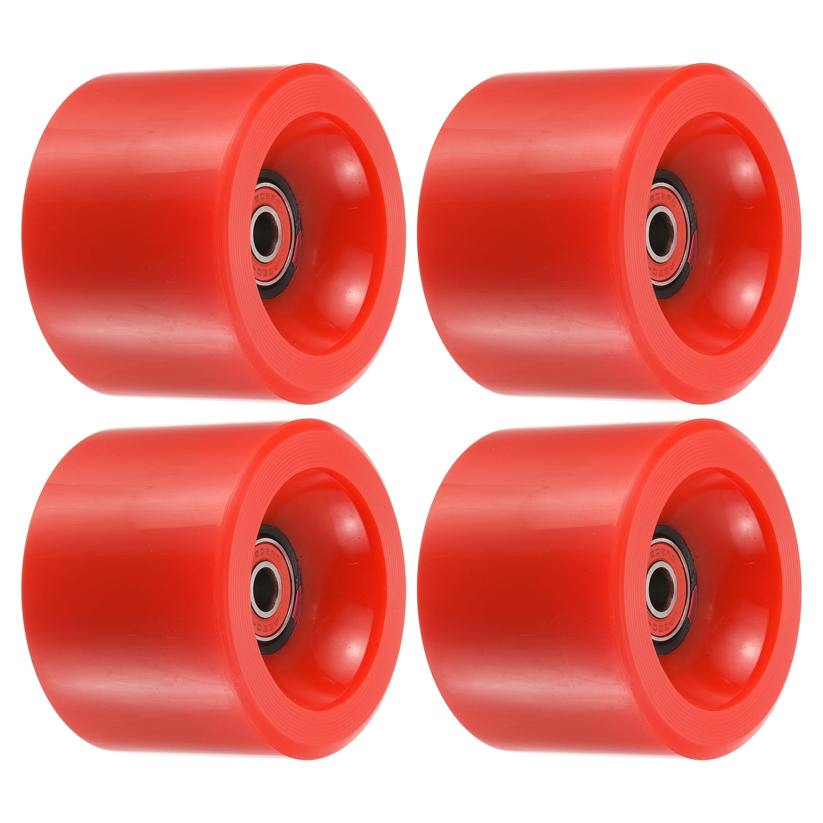 Uxcell 70mm 78A with Red ABEC-9 Soft Soft Cruiser Wheels Street Wheels ...