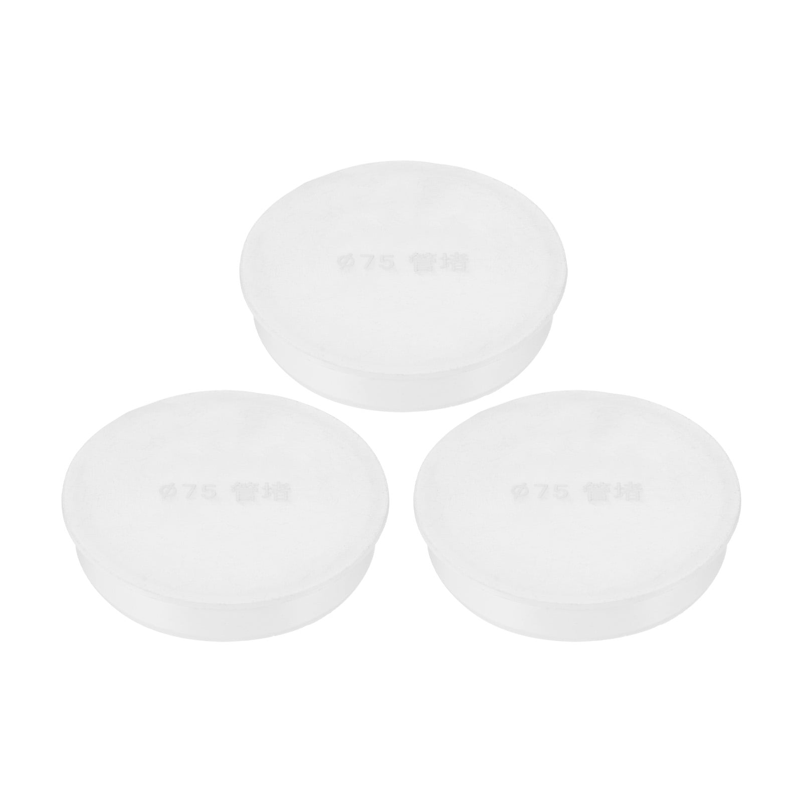 Uxcell 70mm OD Pipe Hole Plug Round Tubing Insert Cover Pipe End Cap ...