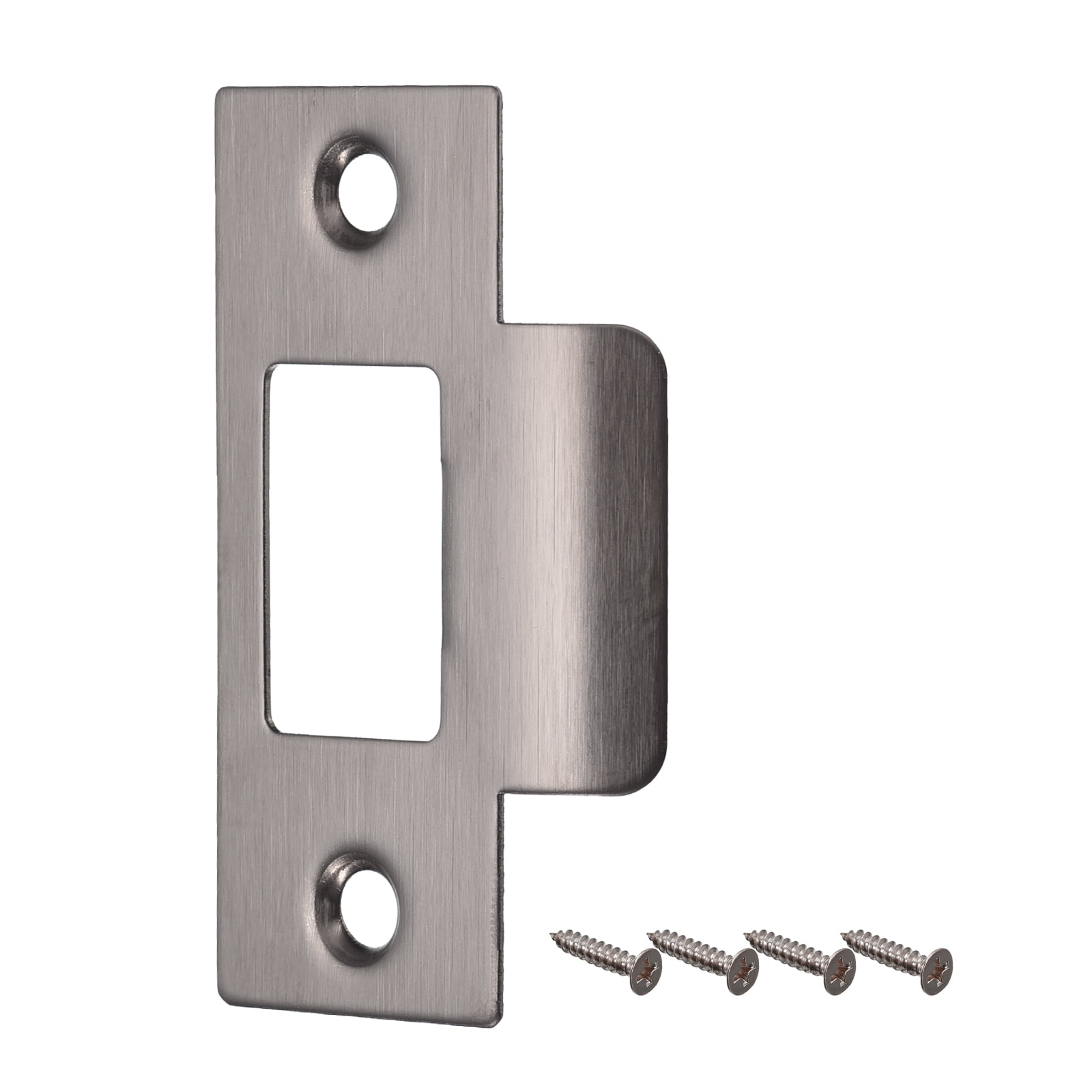 Uxcell 70mm x 40.3mm 304 Stainless Steel Door Latch Deadbolt Strike ...