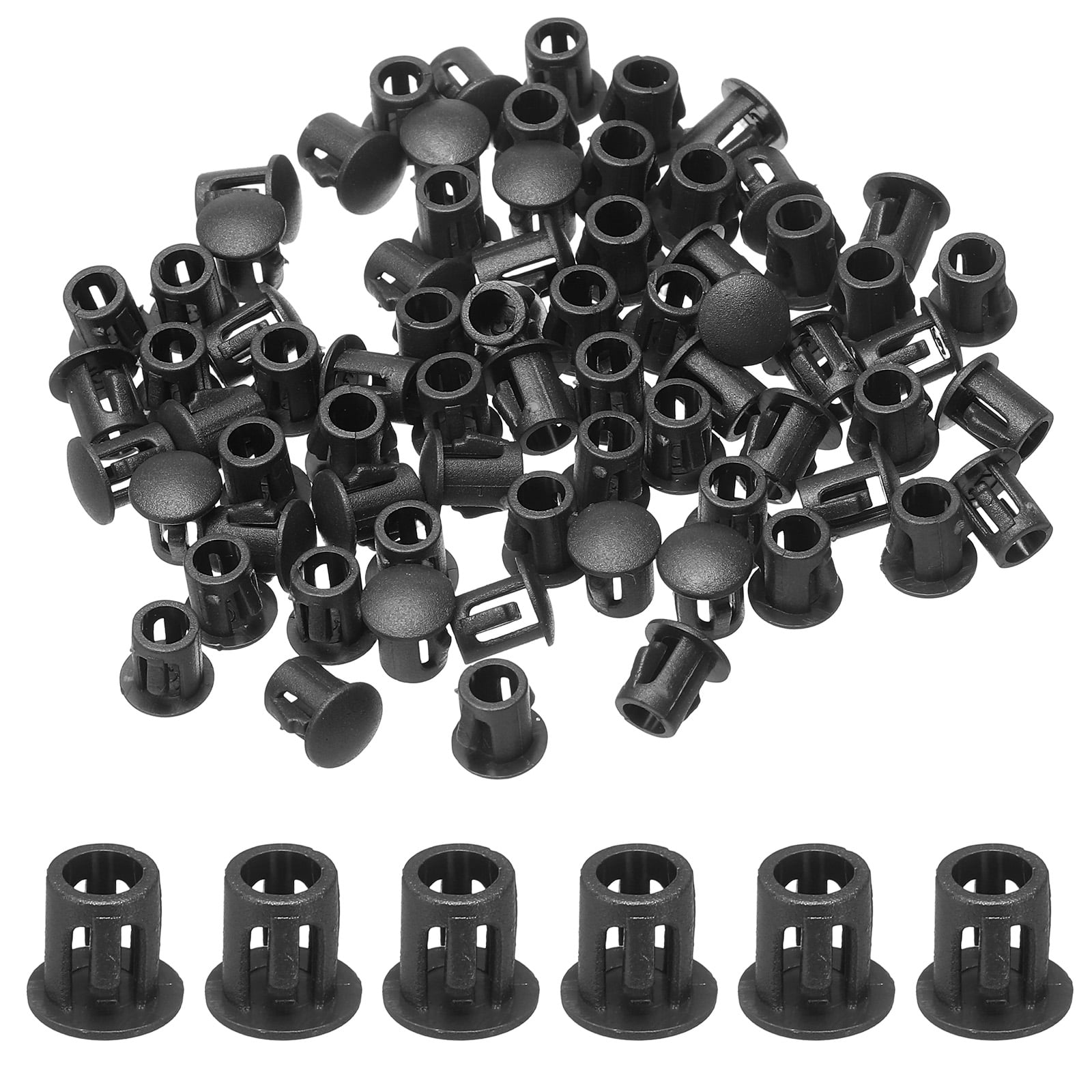 Uxcell 70pcs Nylon Hole Plugs,1/5"(5mm) Round Drill Screw Hole Plugs ...