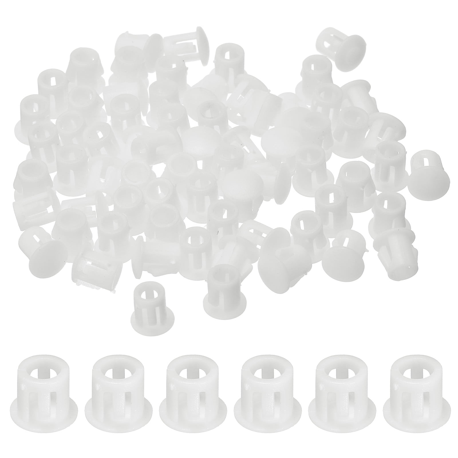 Uxcell 70pcs Nylon Hole Plugs,1/5"(5mm) Round Drill Screw Hole Plugs ...