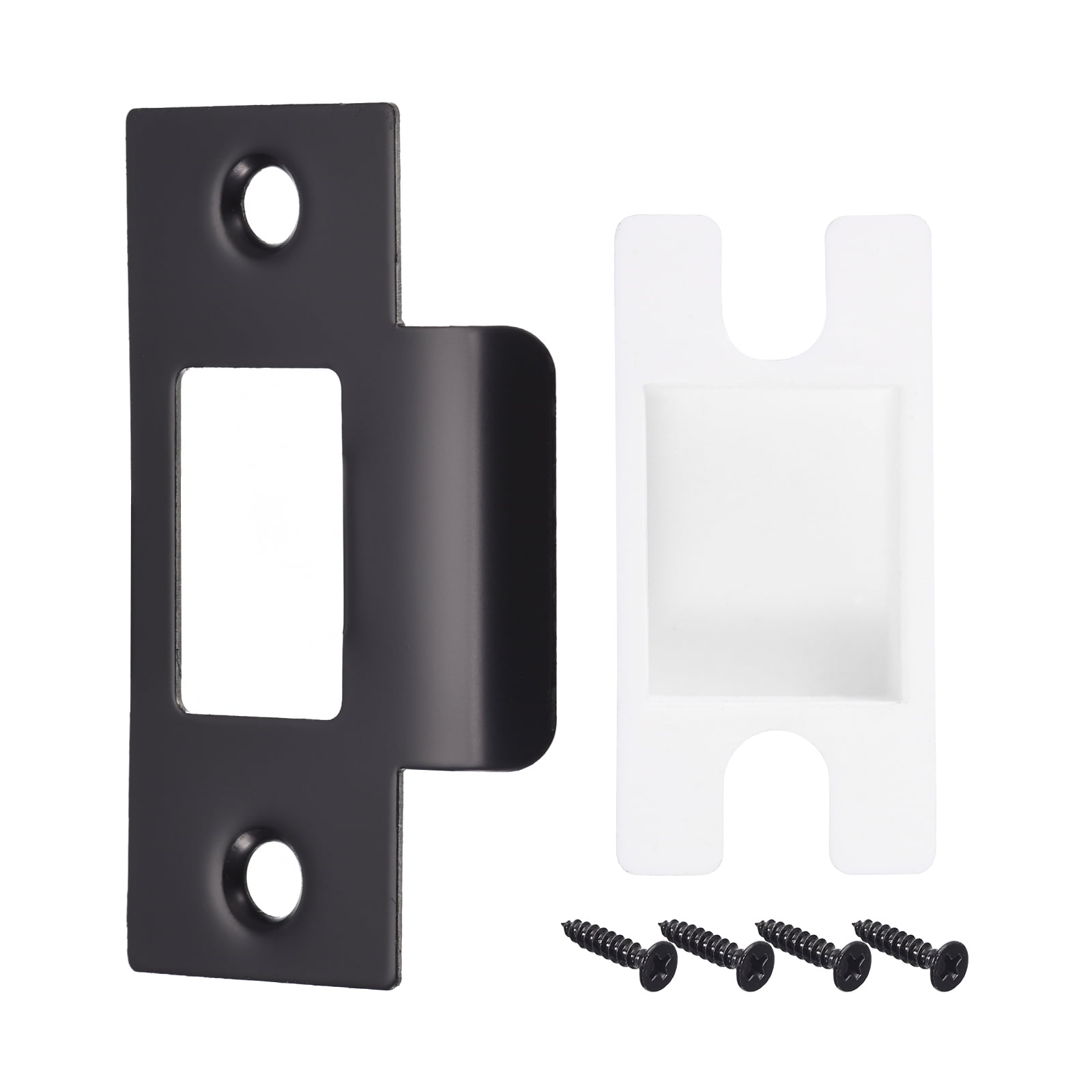 Uxcell 70x40.3mm 201 Stainless Steel Door Latch Deadbolt Strike Plate ...