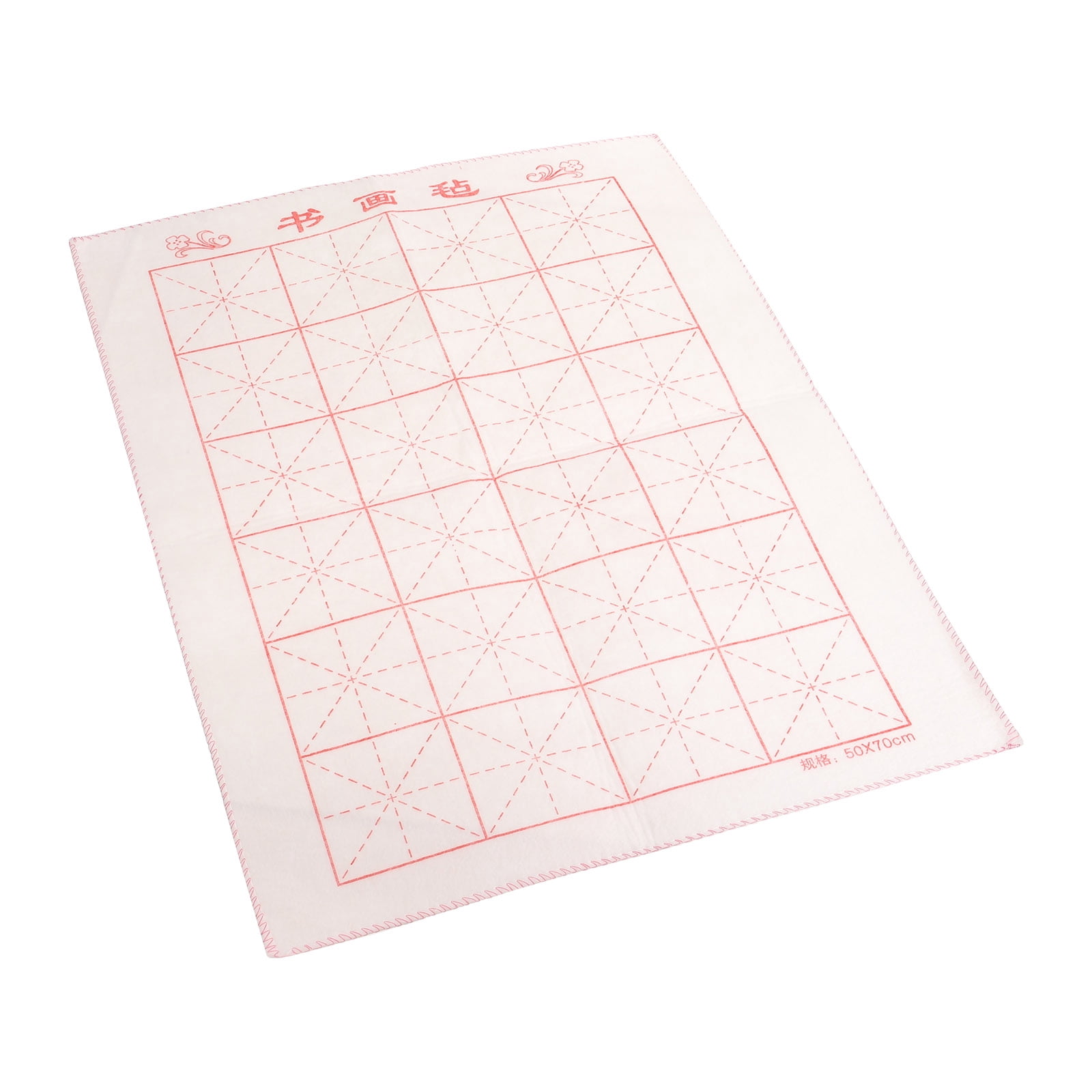 Uxcell 70x50cm(27.5x19.7") Xuan Paper Painting Felt Desk Pad, Grid Soft ...