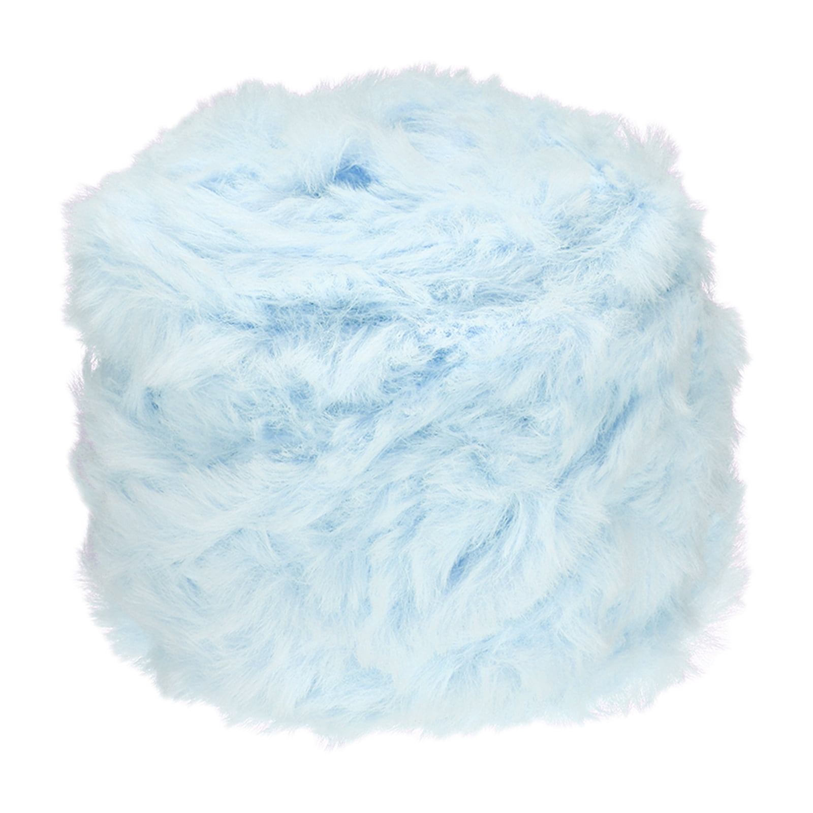 Uxcell 70yds Faux Fur Yarn,Fuzzy Yarn Crochet Fluffy Yarn Soft Chunky ...