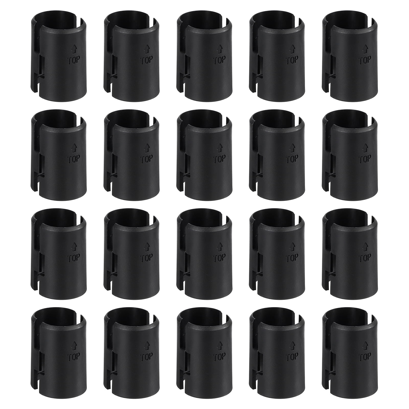 Uxcell 72Pcs Wire Shelving Shelf Lock Clips, Plastic Shelving Clips for ...