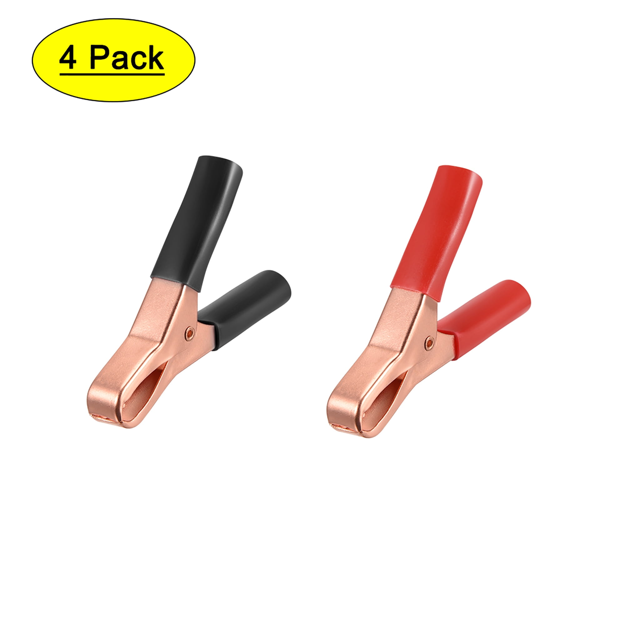 Uxcell 75A Heavy-Duty Alligator Clips Crocodile Electrical Test Clamps ...