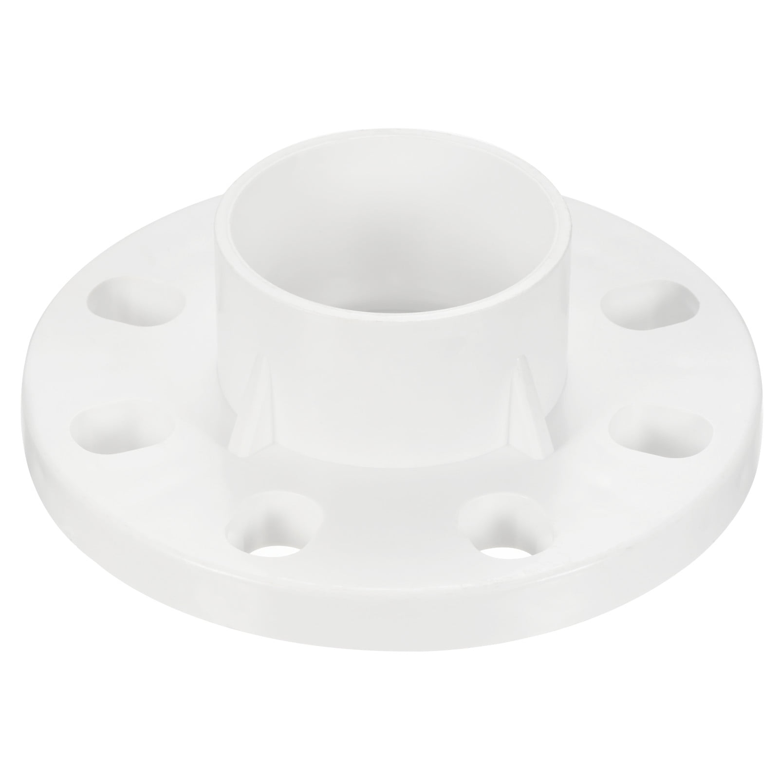 Uxcell 75mm/2.95 Inch PVC Pipe Fitting, Flange Pipe Socket Coupling ...