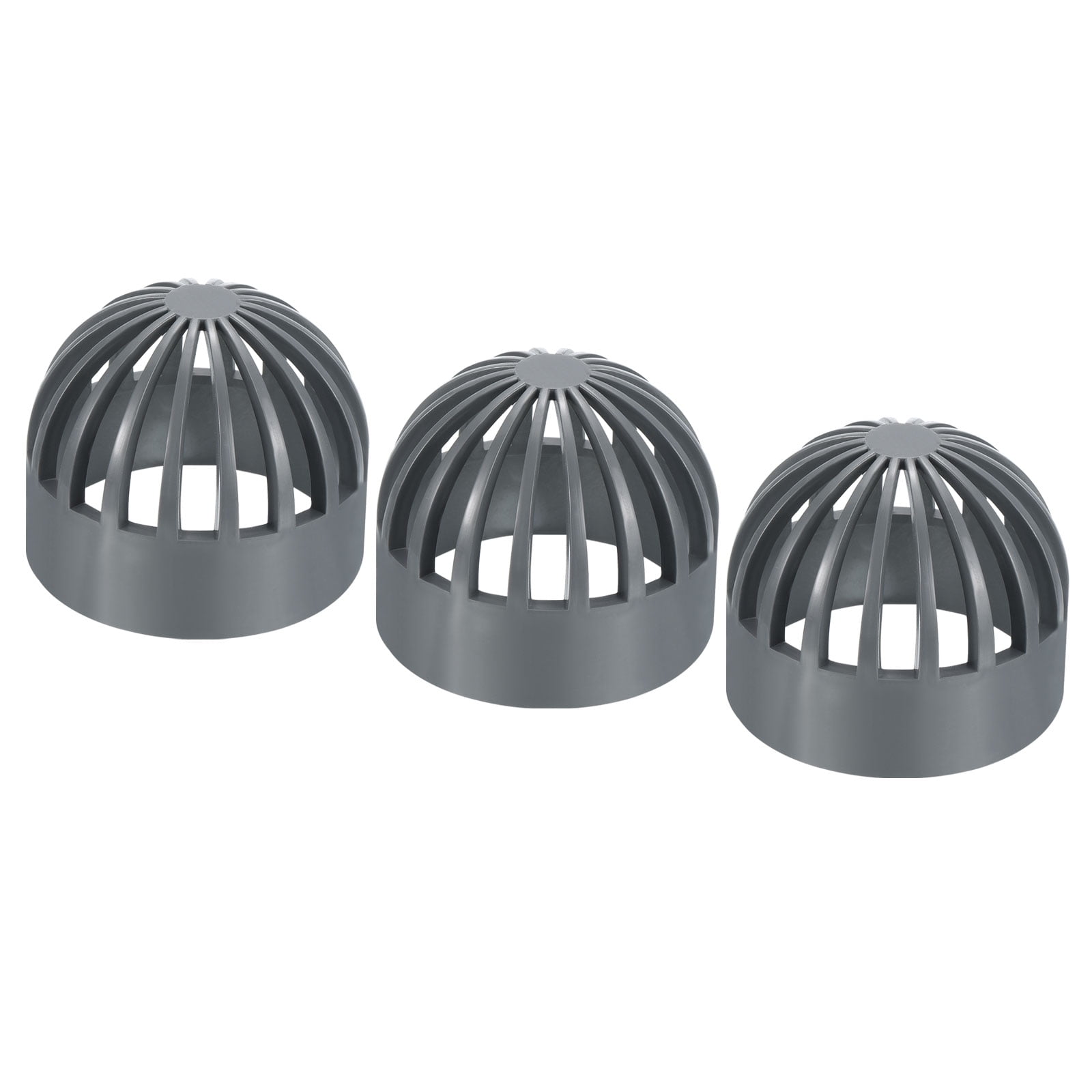 Uxcell 75mm ID Atrium Drain Grate Cover Round Outdoor UPVC Sewer Drain ...