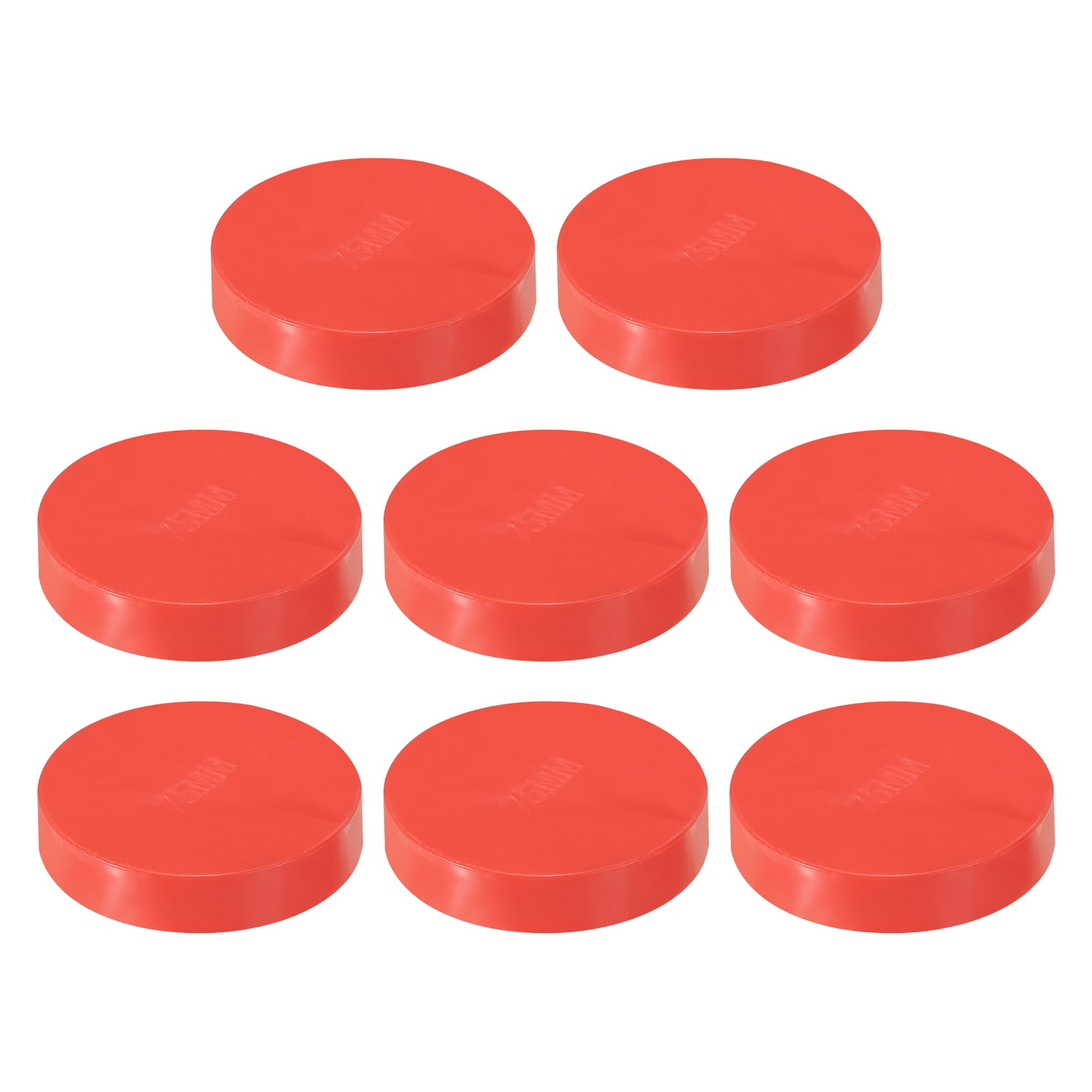 Uxcell 75mm ID PVC Pipe End Cap Fitting, 8 Pcs Furniture Grade Plug ...