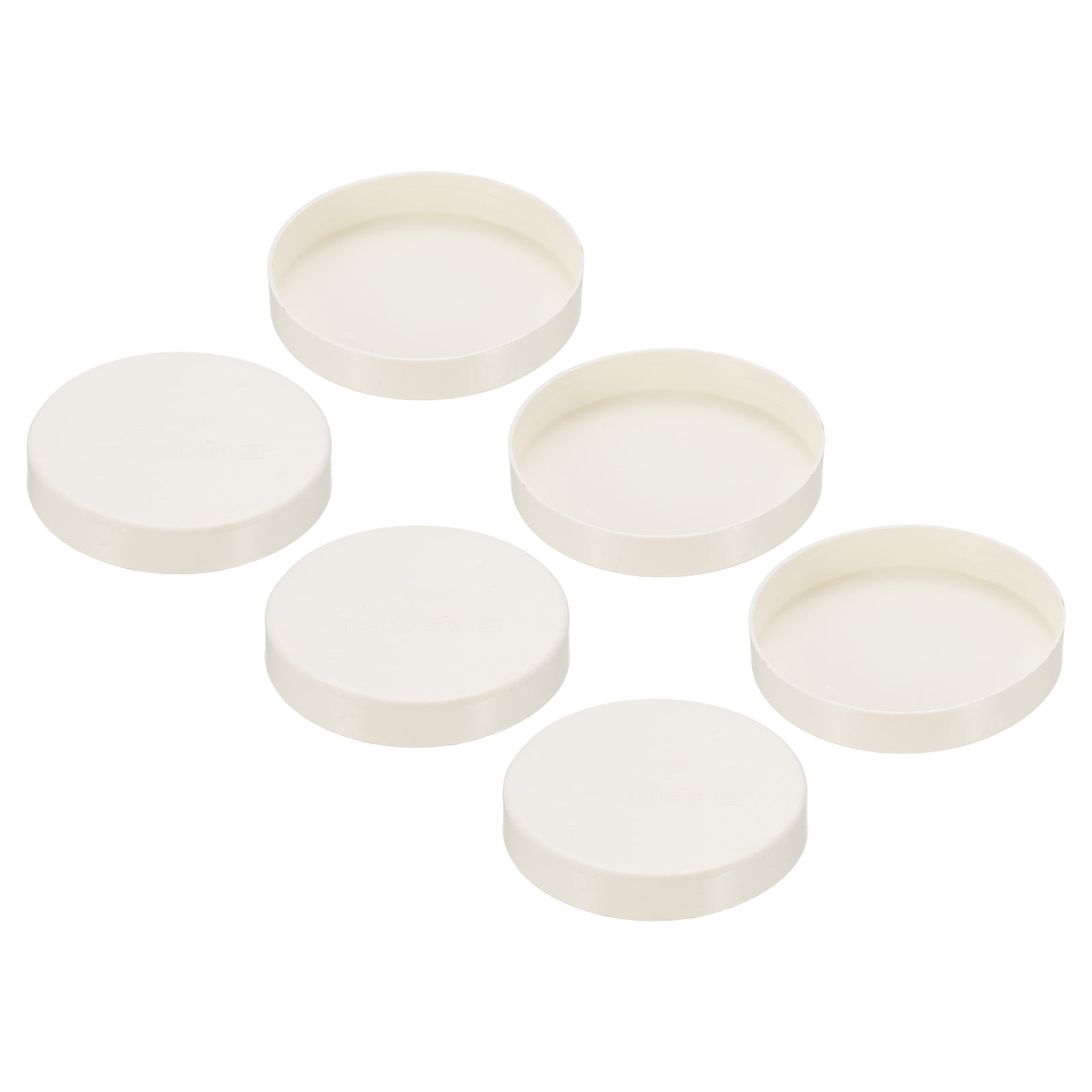 Uxcell 75mm ID Pipe End Caps, 6 Pack Round Fencing Post Tubing Insert ...