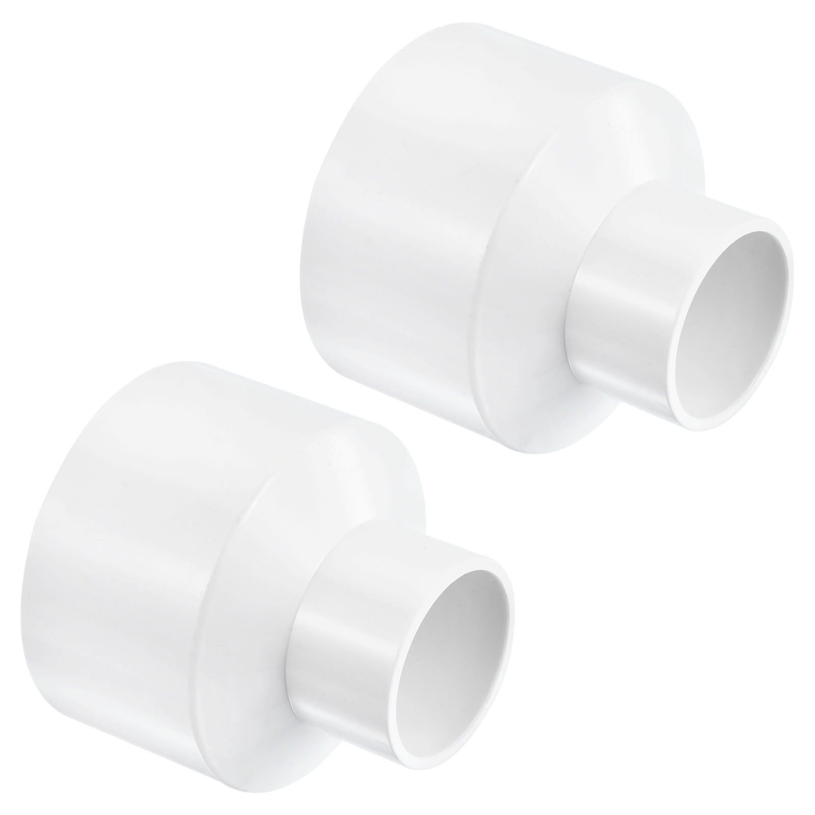 Uxcell 75mm to 40mm ID PVC Reducer Pipe Fitting Straight Adapter ...