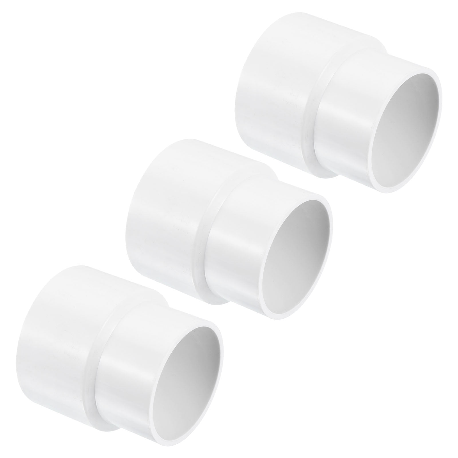 Uxcell 75mm to 63mm ID PVC Reducer Pipe Fitting Straight Adapter ...