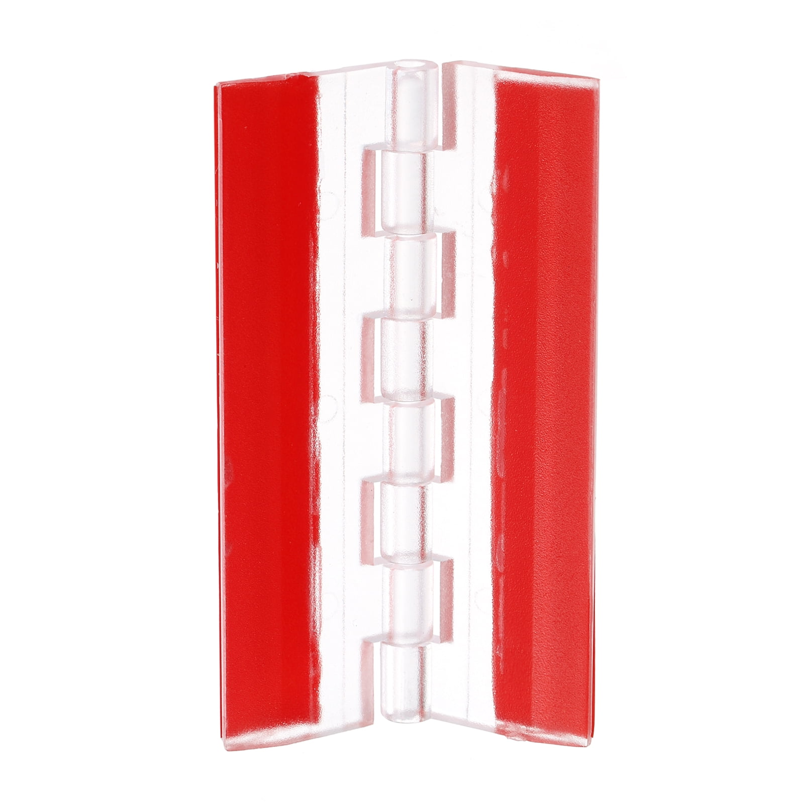 Uxcell 75x45mm Acrylic Hinges Self Adhesive Clear Continuous Piano ...