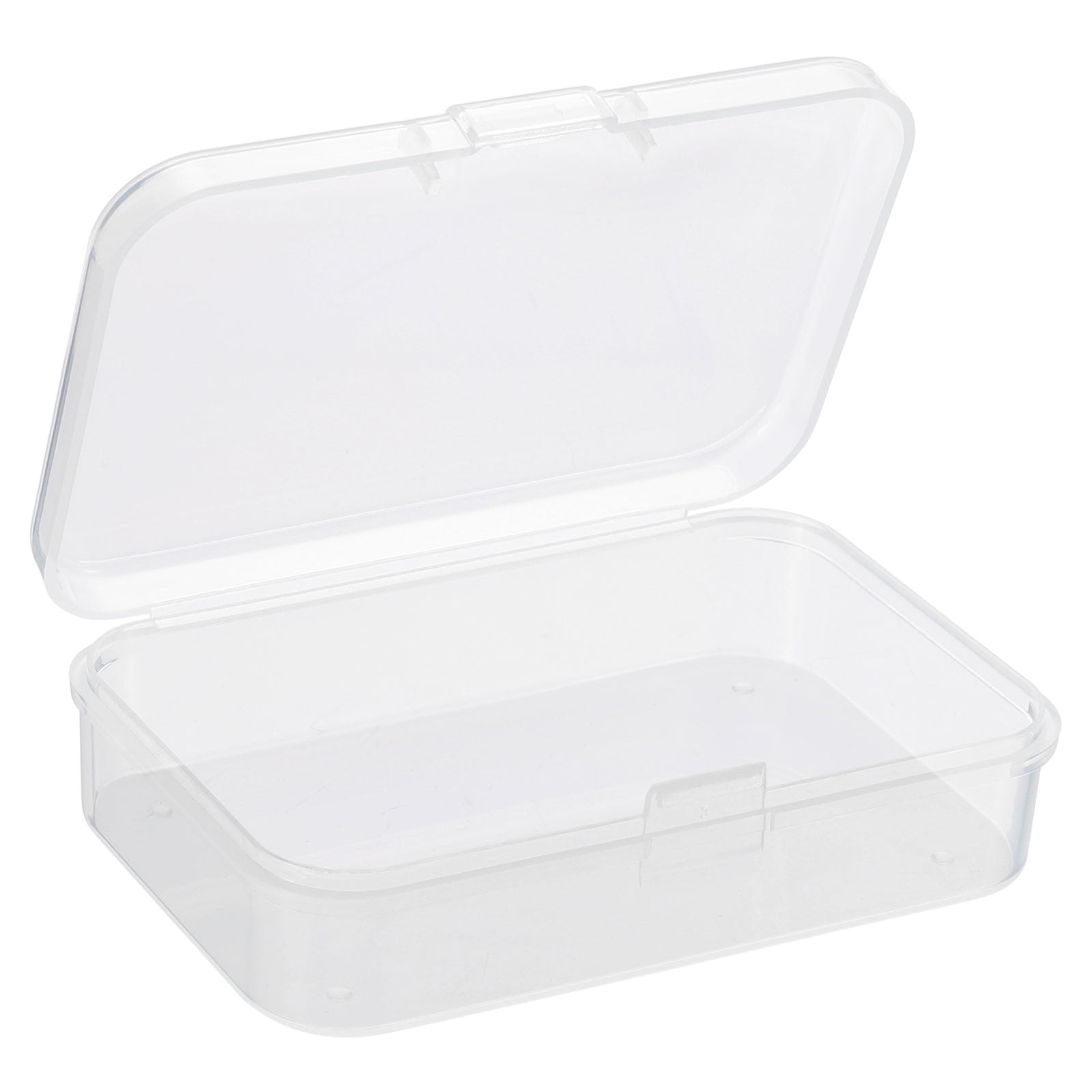 Uxcell 75x50x21mm Plastic Rectangular Clear Storage Container Box with ...