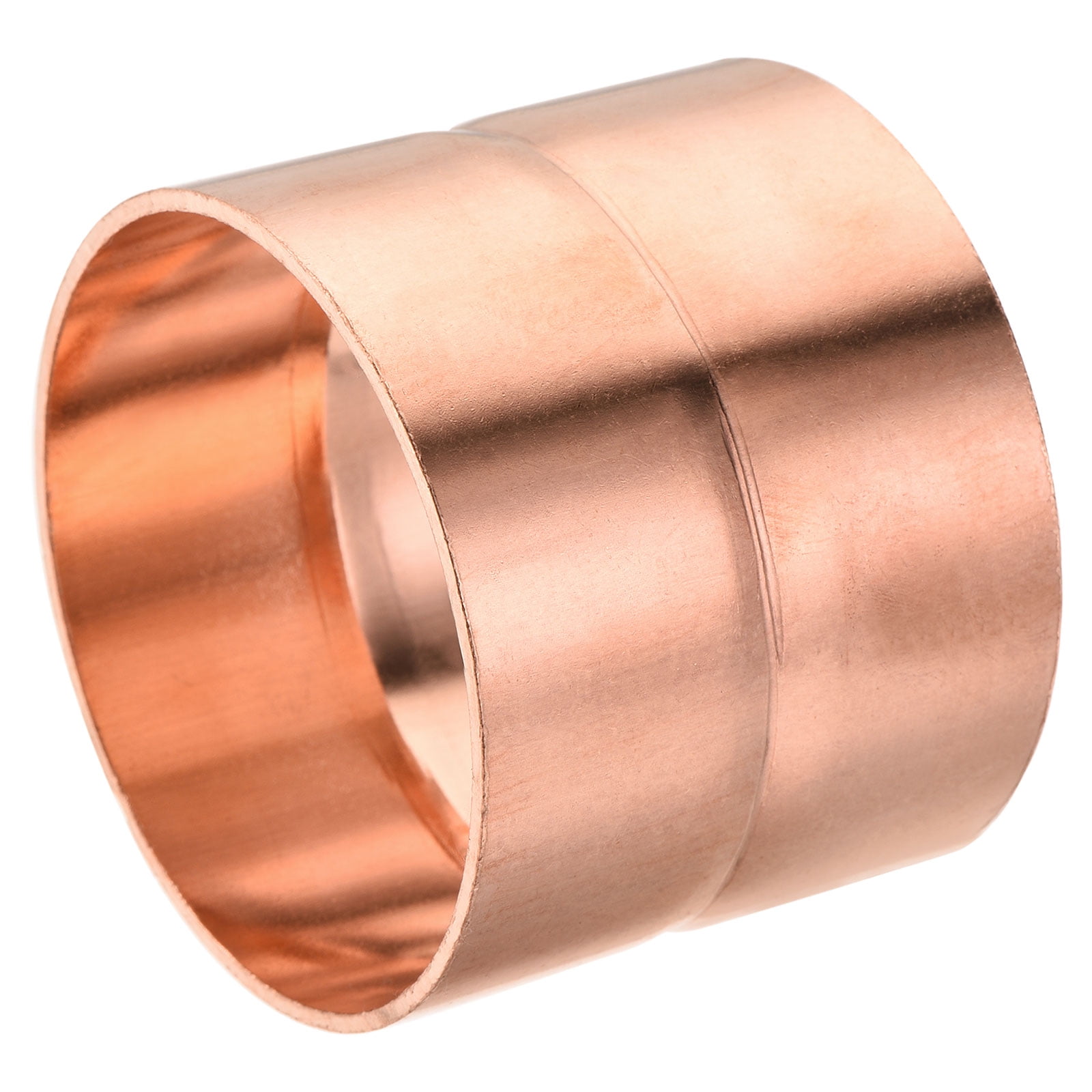 Uxcell 76mm Straight Copper Pipe Coupling Connecting Adapter Solder ...