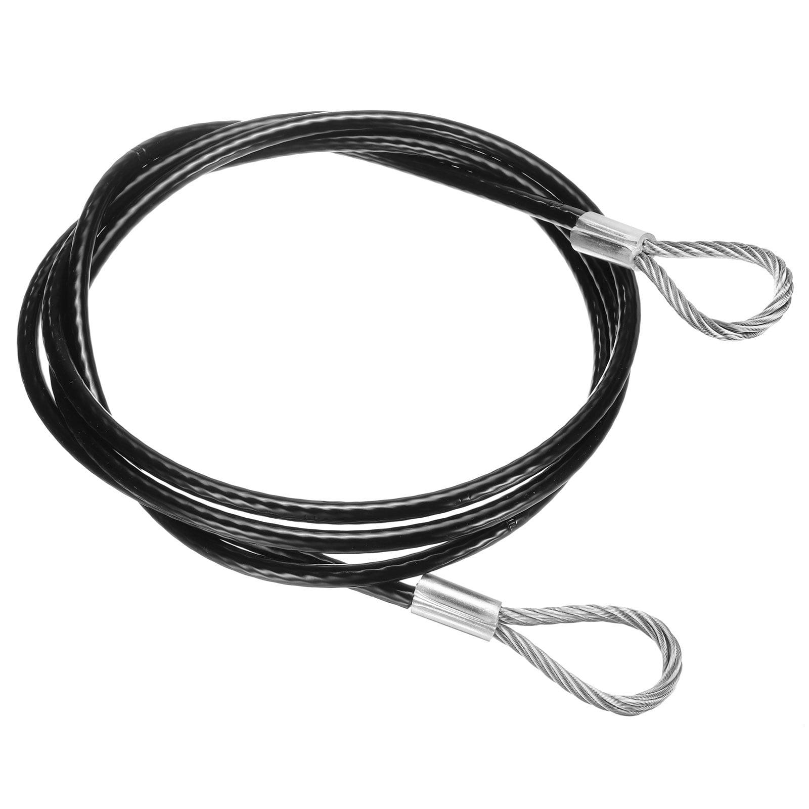 Uxcell 79 Inch Safety Cable Lock, 1 Pcs 304 Stainless Steel Security ...