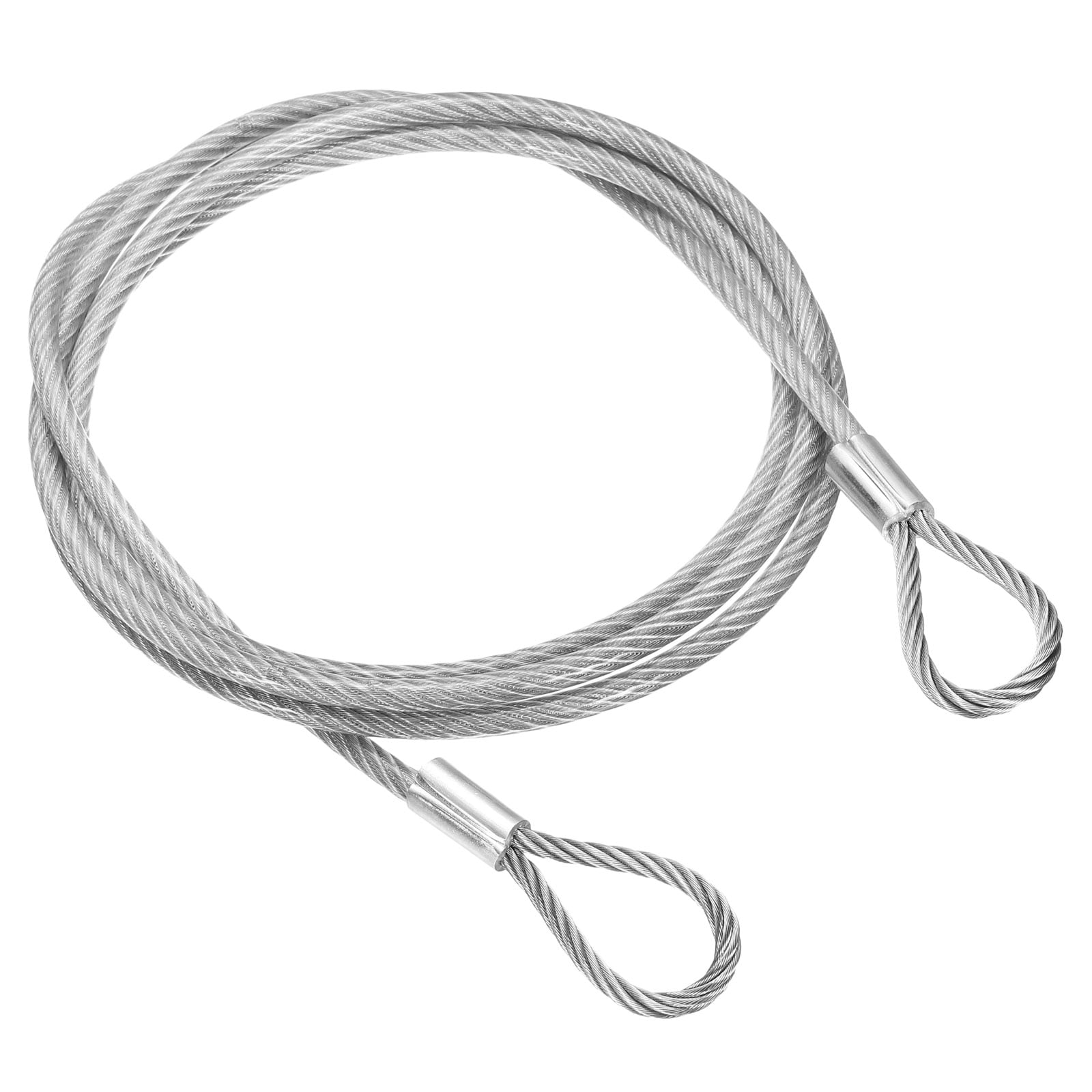 Uxcell 79 Inch Safety Cable Lock, 1 Pcs 304 Stainless Steel Security ...