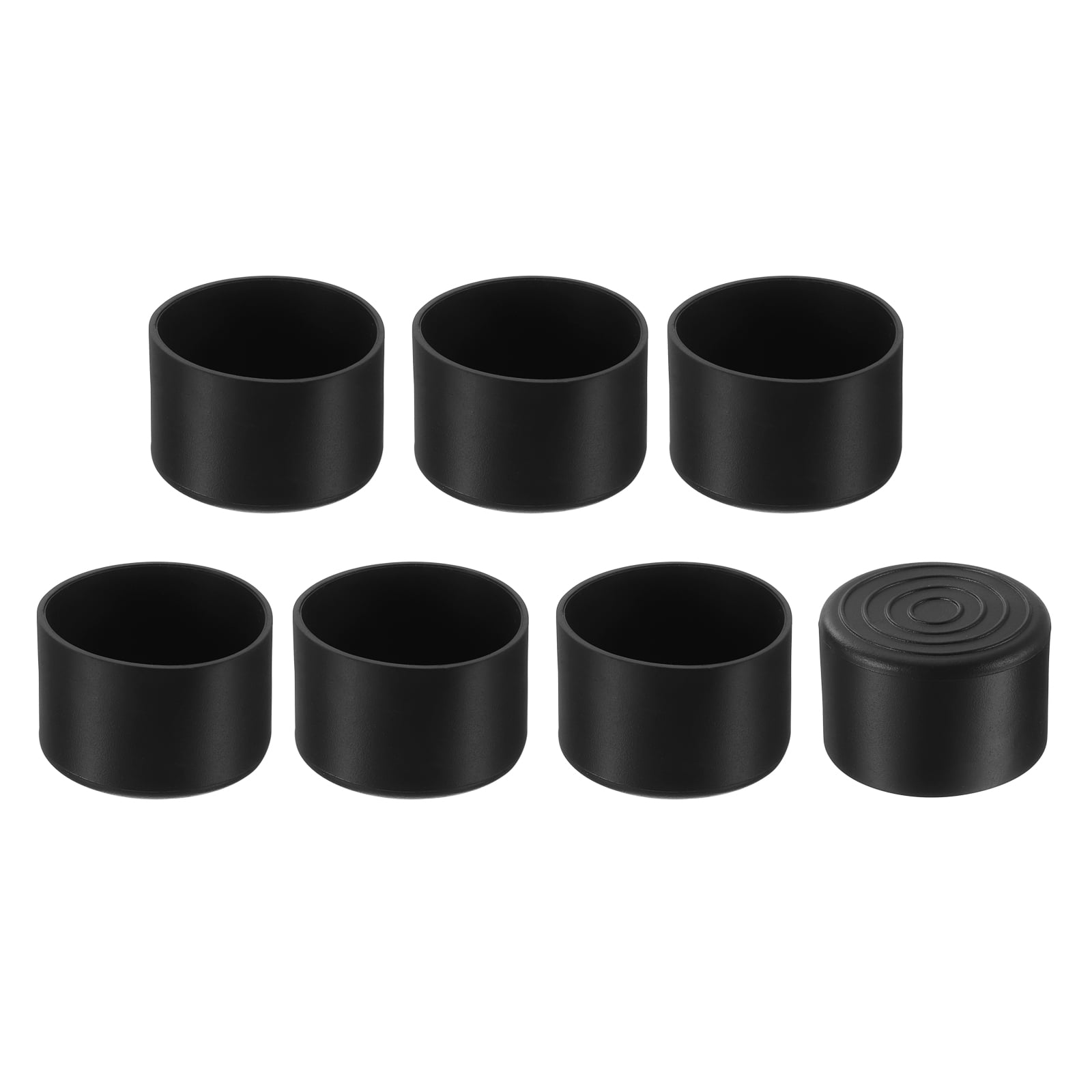 Uxcell 7Pcs Chair Leg Caps, 42mm (1-2/3 Inch) Non-Marking PVC Chair Leg ...