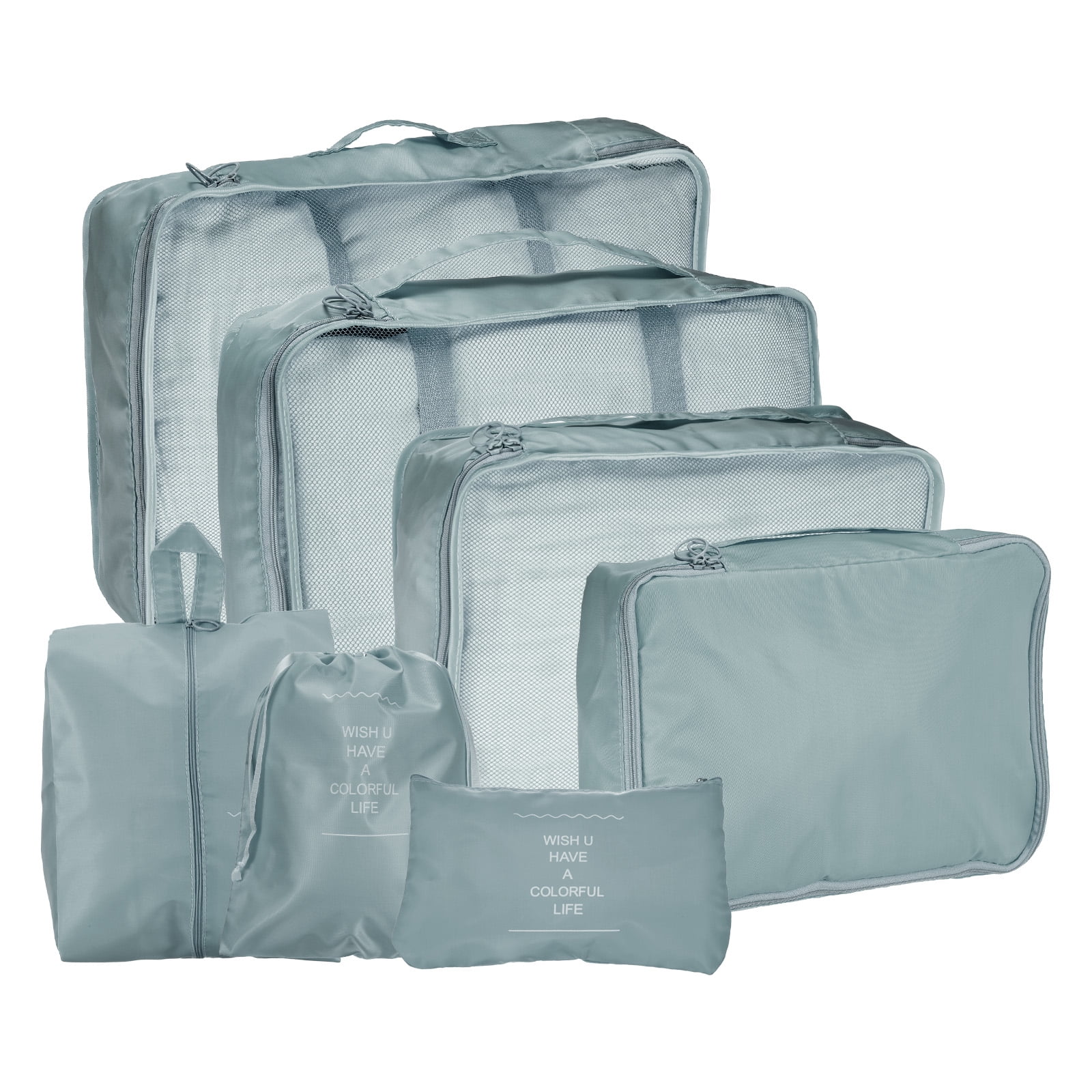 Uxcell 7Set Travel Packing Cube, Travel Bags Organizer Luggage ...