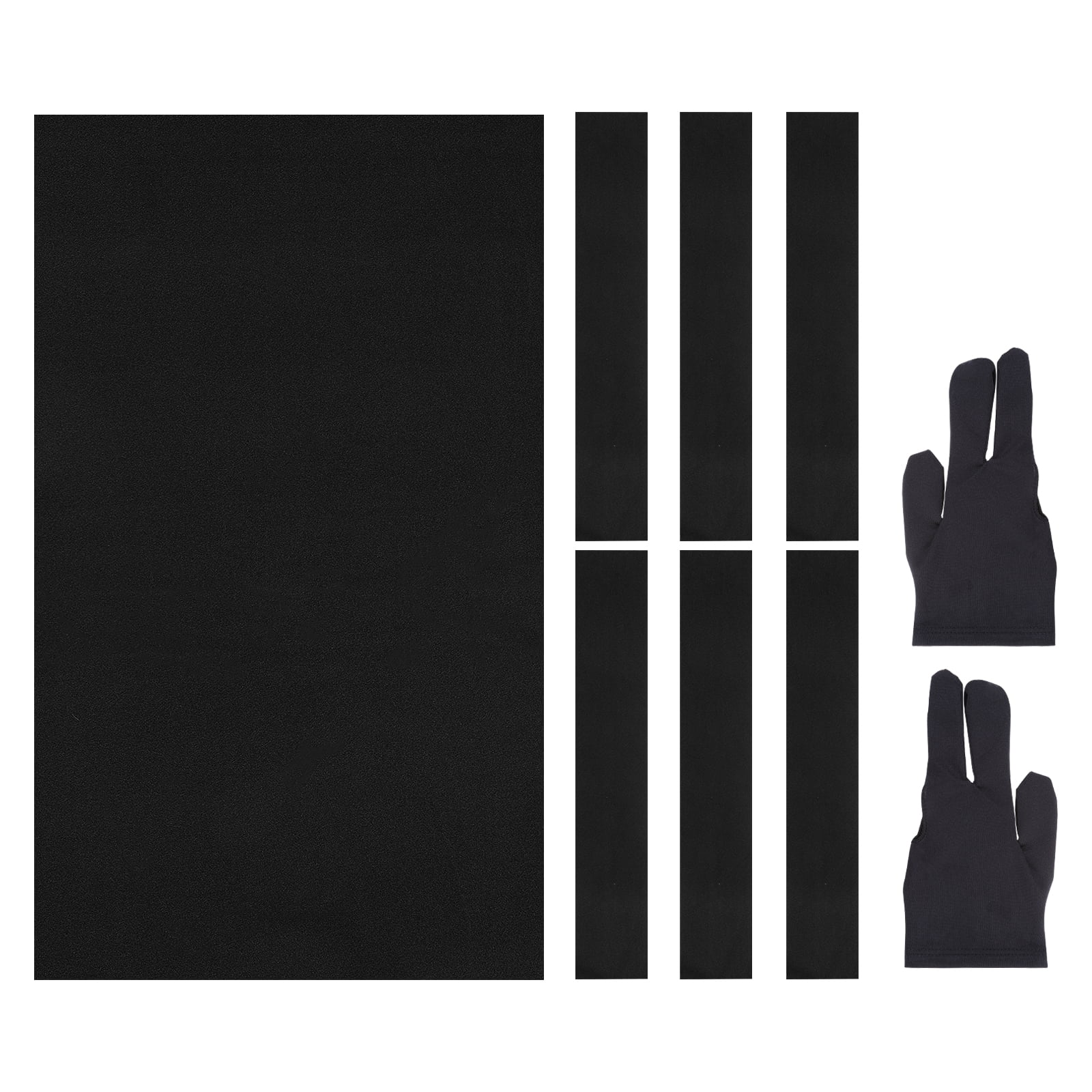 Uxcell 7ft Billiard Cloth Pool Table Felt Kit with 6 Cloth Strips and 2 ...