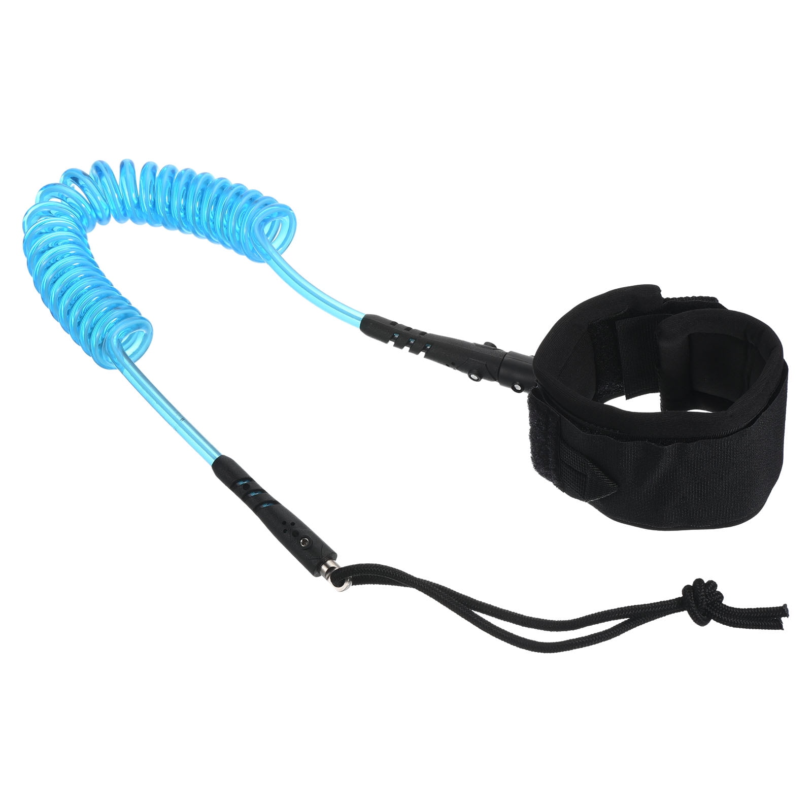 Uxcell 7ft x 7.2mm Surfboard Leash Coiled Leashes with Plug Wrist ...