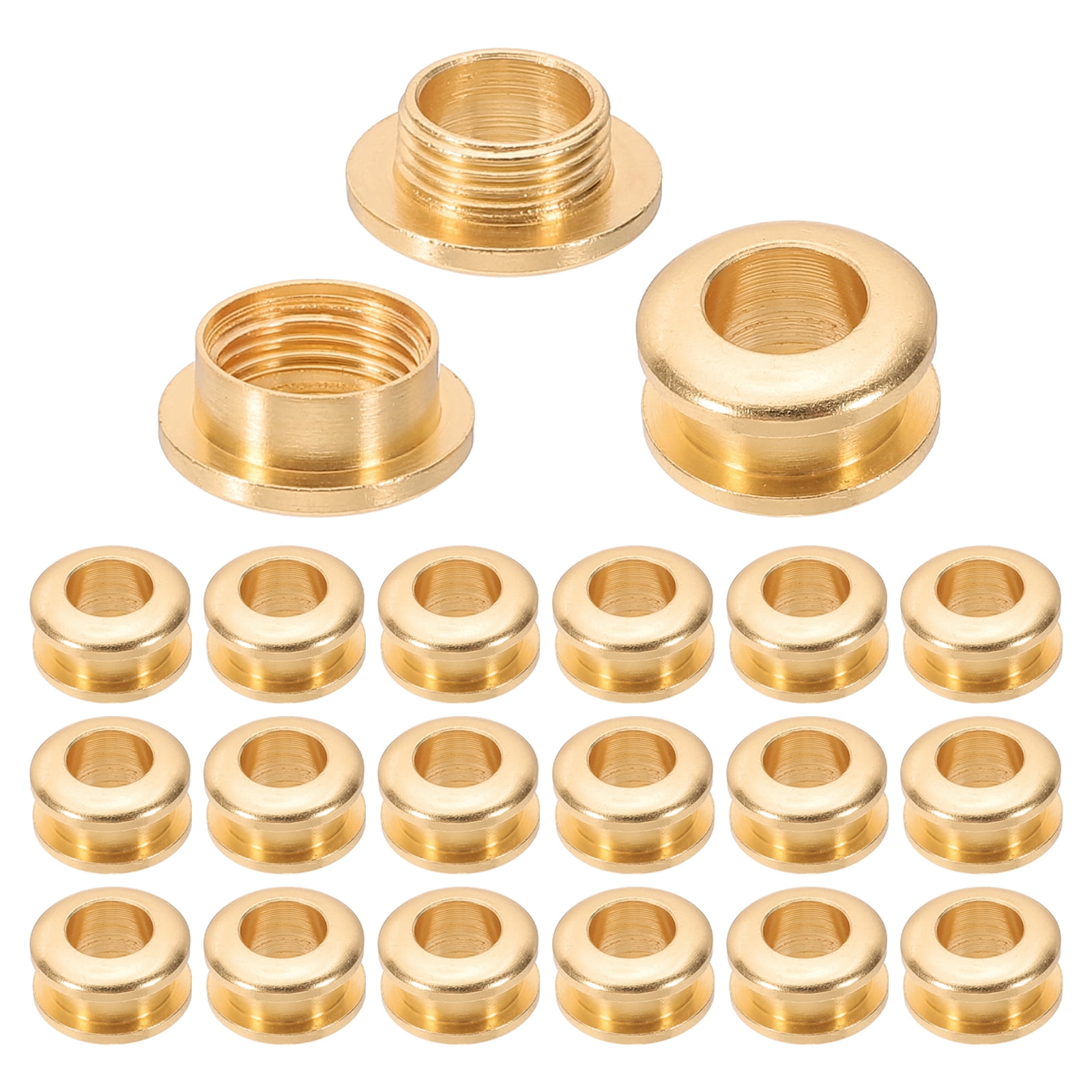 Uxcell Grommets Solid Brass Hole Eyelets Bags Garment Shoe Clothes ...
