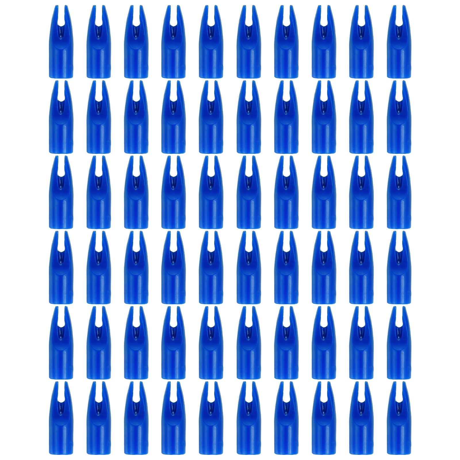 Uxcell 7mm Archery Arrows Nocks Plastic Glue on Arrow Nock Replacement ...