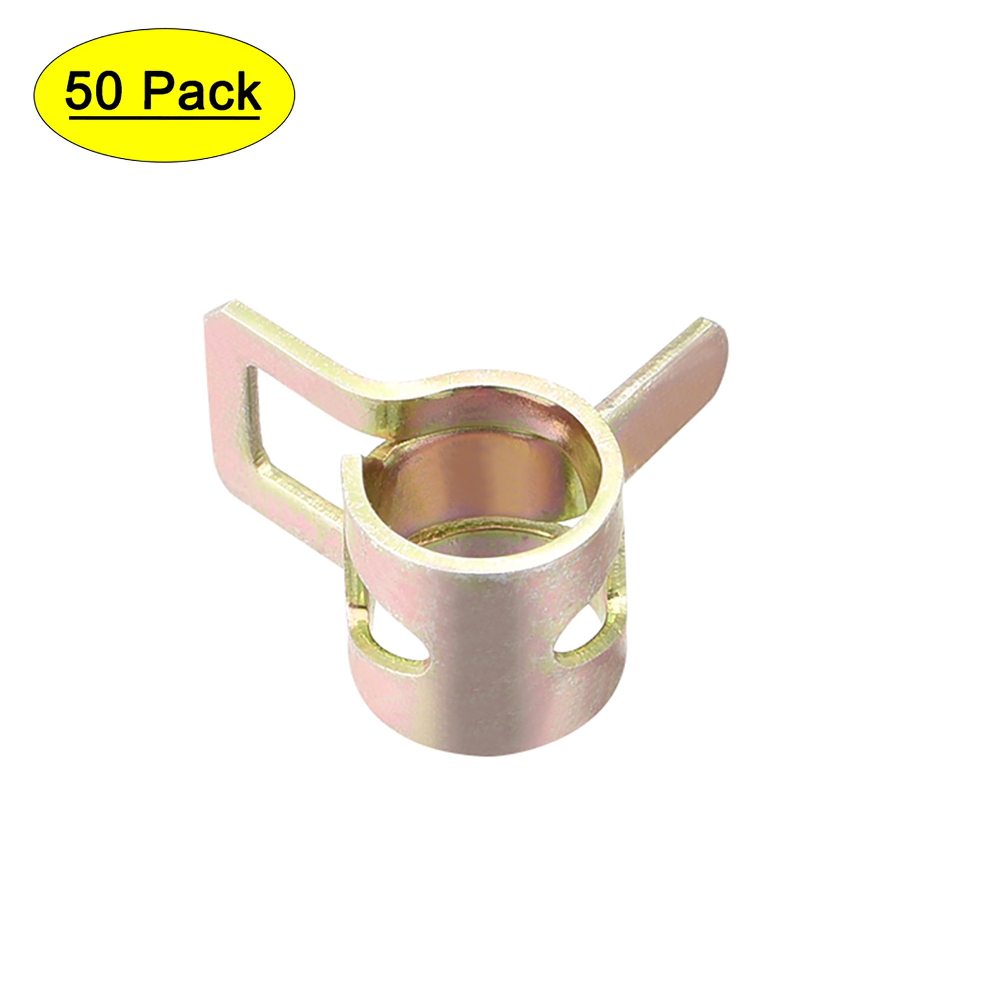 Uxcell 7mm Color-zinc Steel Band Spring Clamp for Fuel Line Silicone ...