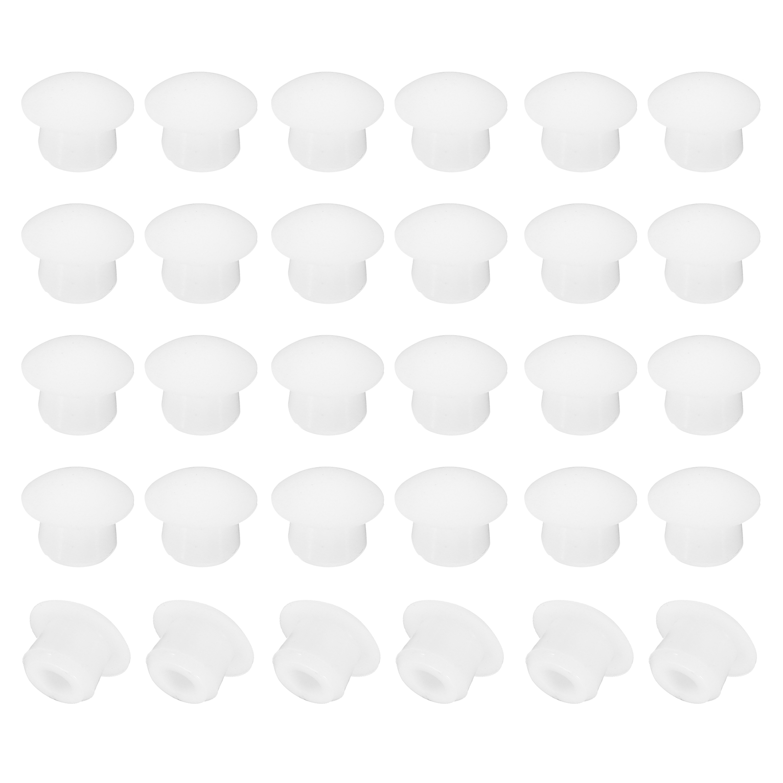 Uxcell 7 mm Silicone Round Snap Round Arc for Waterproof Plugs Sealed ...