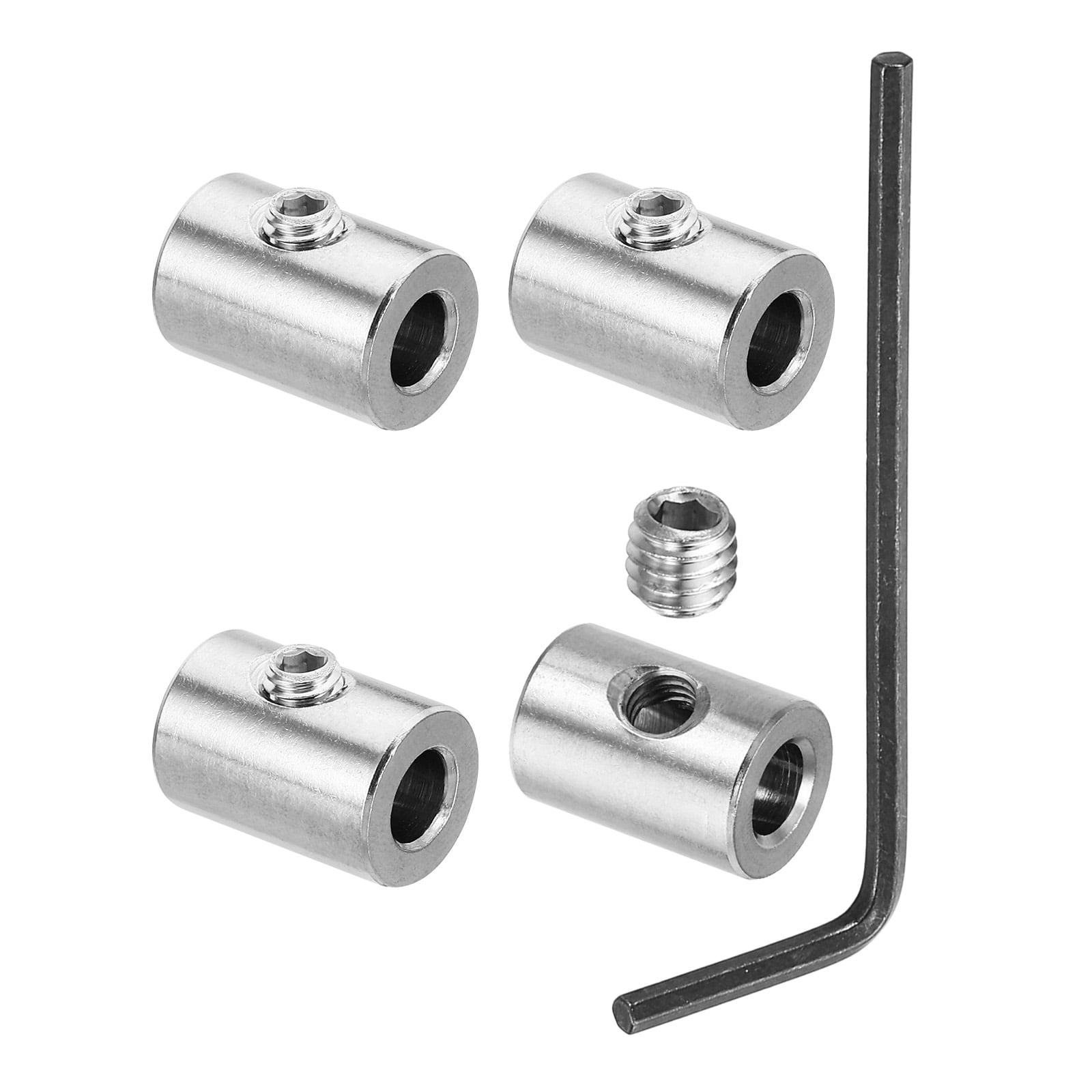 Uxcell 7mm Hole Wire Rope Clips Set, Brass Single Holes Cable Clamps ...