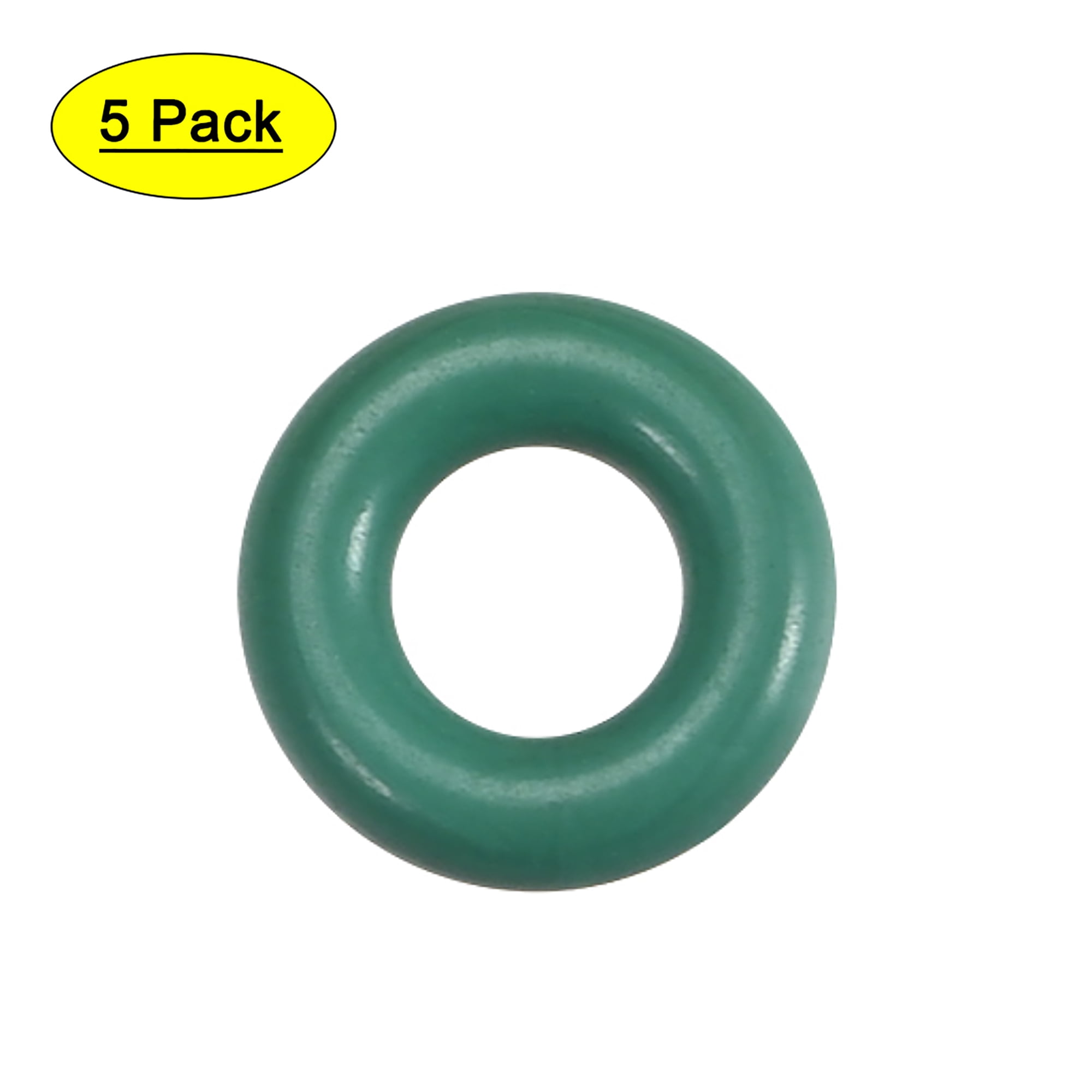 Uxcell 7mm OD 3.2mm ID 1.9mm Width Seal Fluorine Rubber O-Rings Green 5 ...