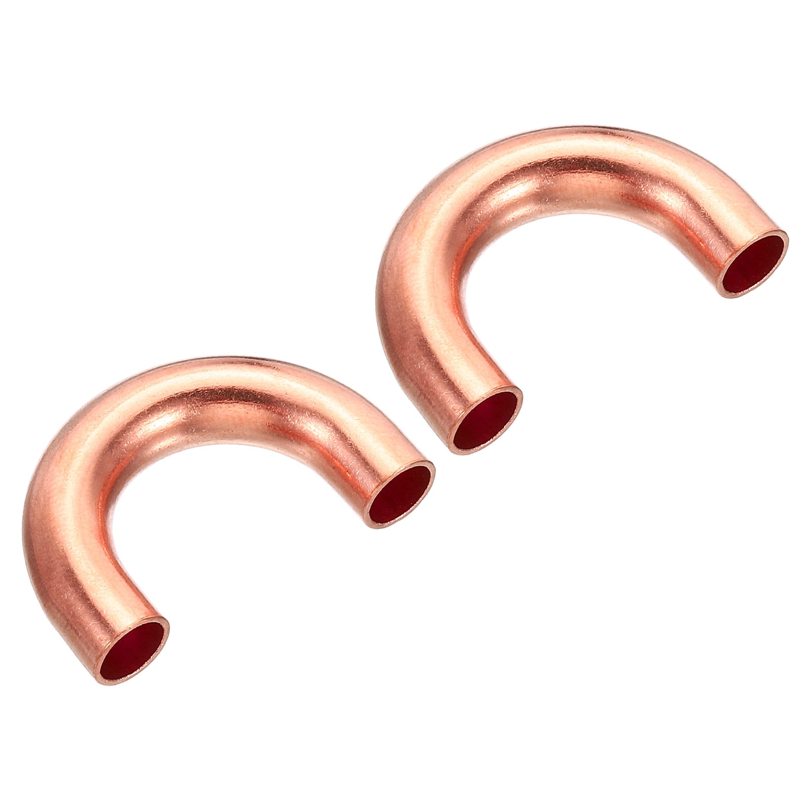 Uxcell 7mm OD 32x20mm Elbow Copper Pipe Fitting 180 Degree U Shape ...