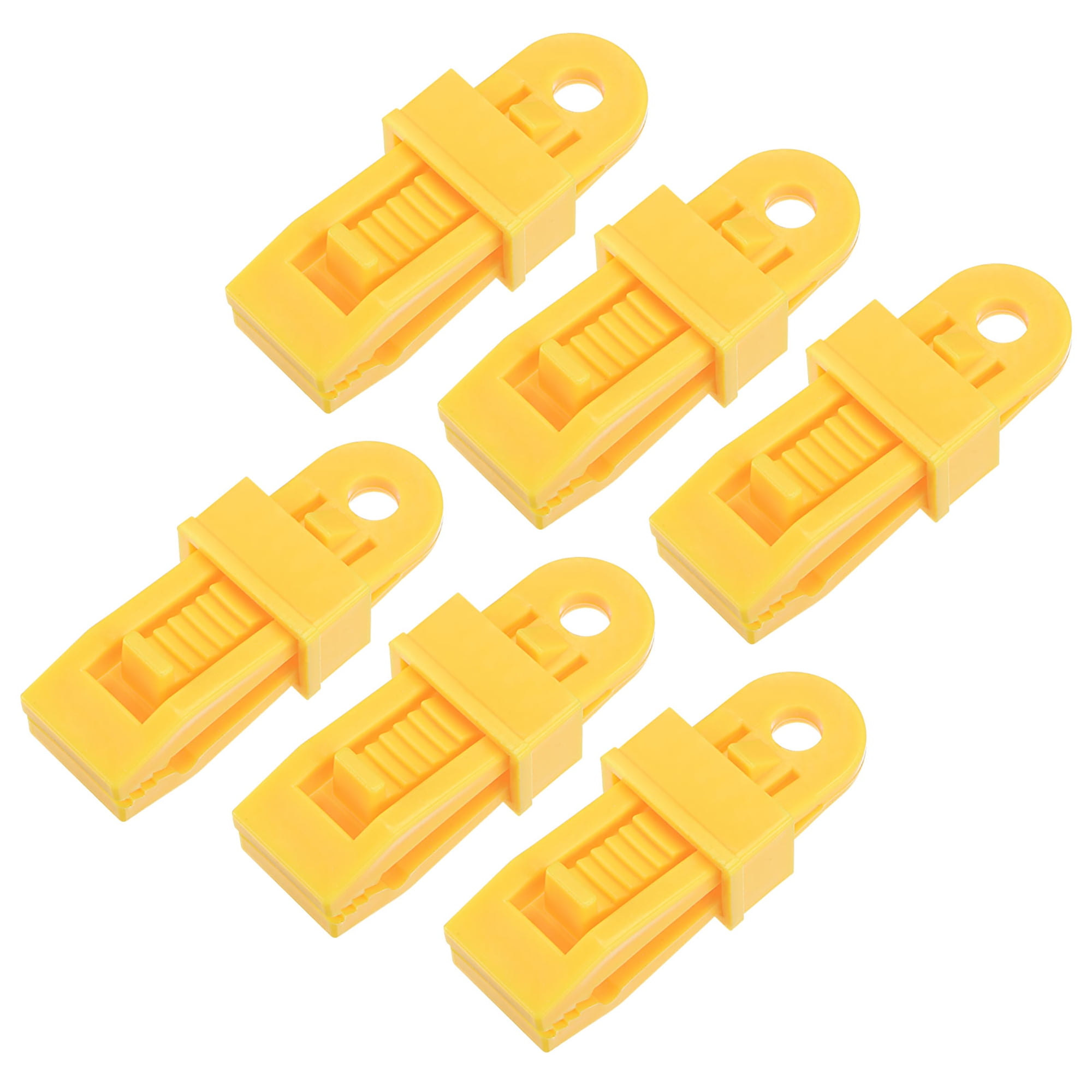 Uxcell 7mm Snap Tighten Sliding Lock Grip Awning Clamp Tarp Clips ...
