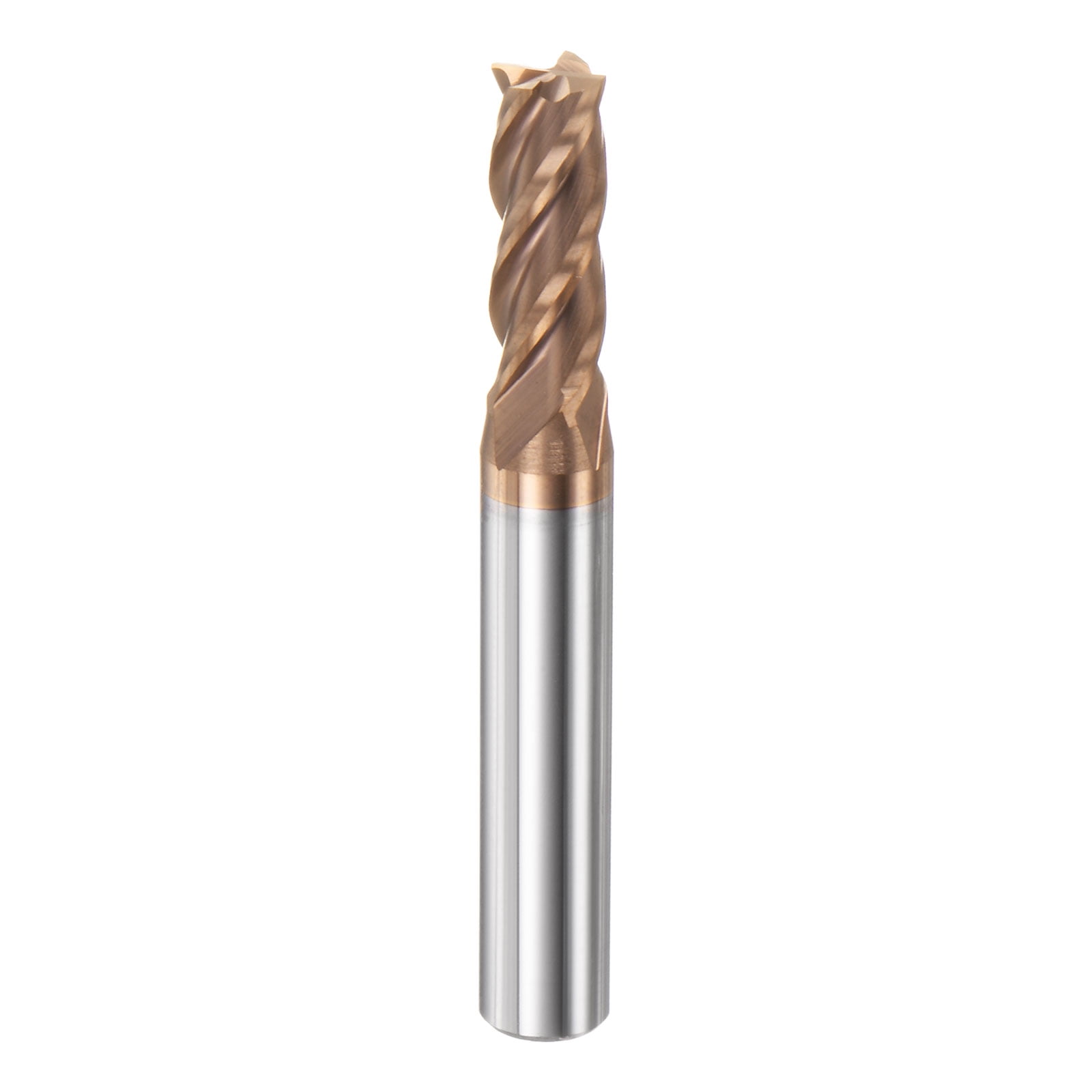 Uxcell 7mm x 20mm x 8mm x 60mm AlTiN Coated Carbide 4 Flutes Square End ...
