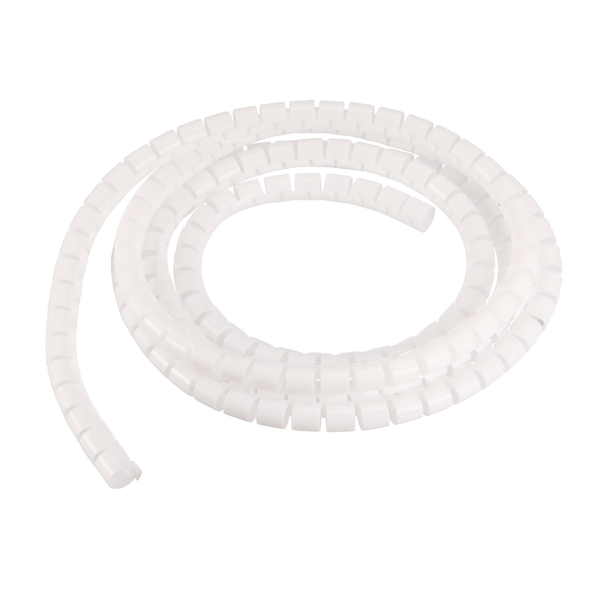 Uxcell 7mm x 8mm Wire Manage Cord 2M Flexible Spiral Tube Wrap Cable ...