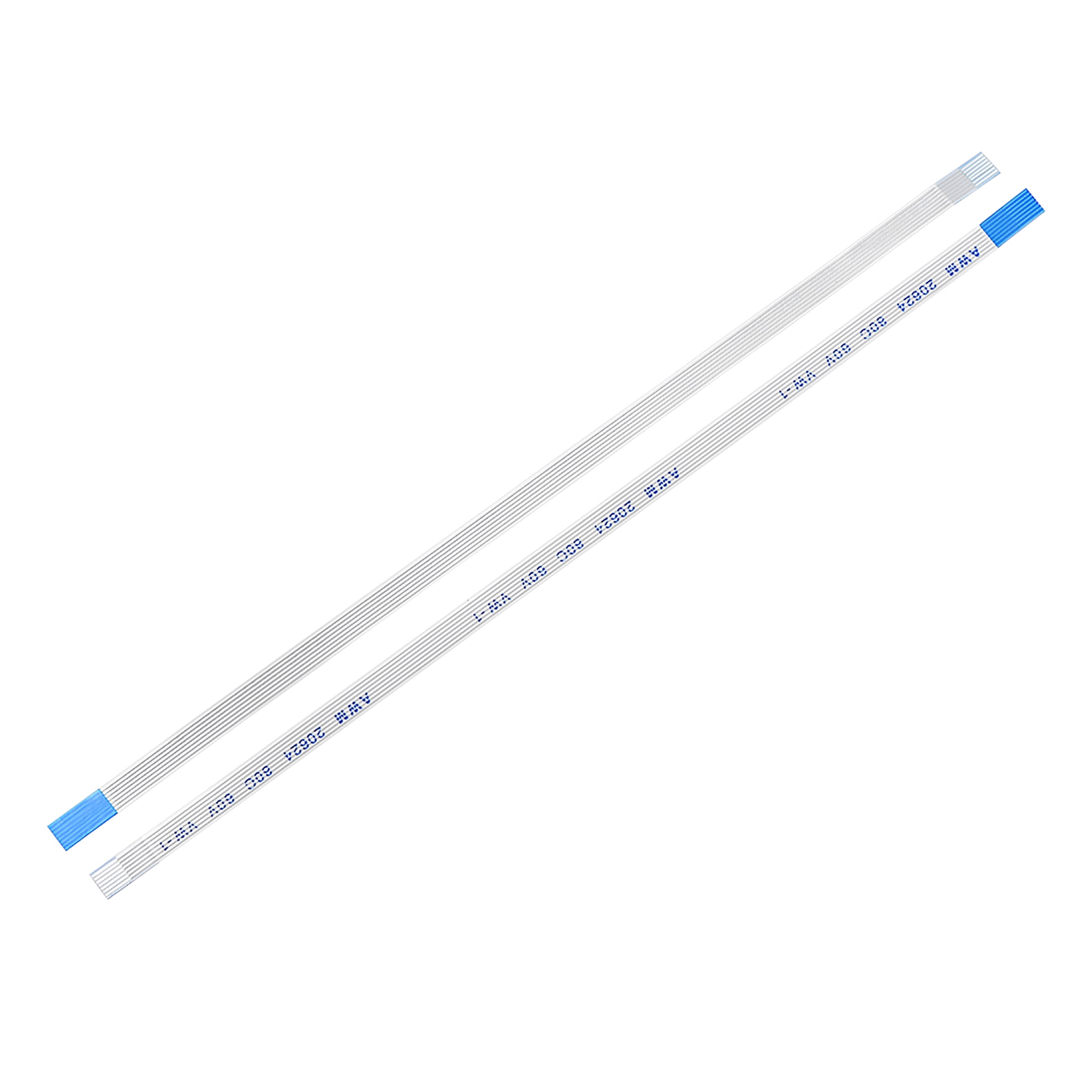 Uxcell 7pins Flexible Flat Cable FPC FFC B Type Ribbon Cable PE White ...