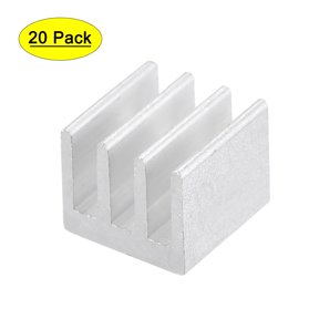 Uxcell Heatsink Aluminum Heat Sink with Thermal Sticker for Raspberry ...