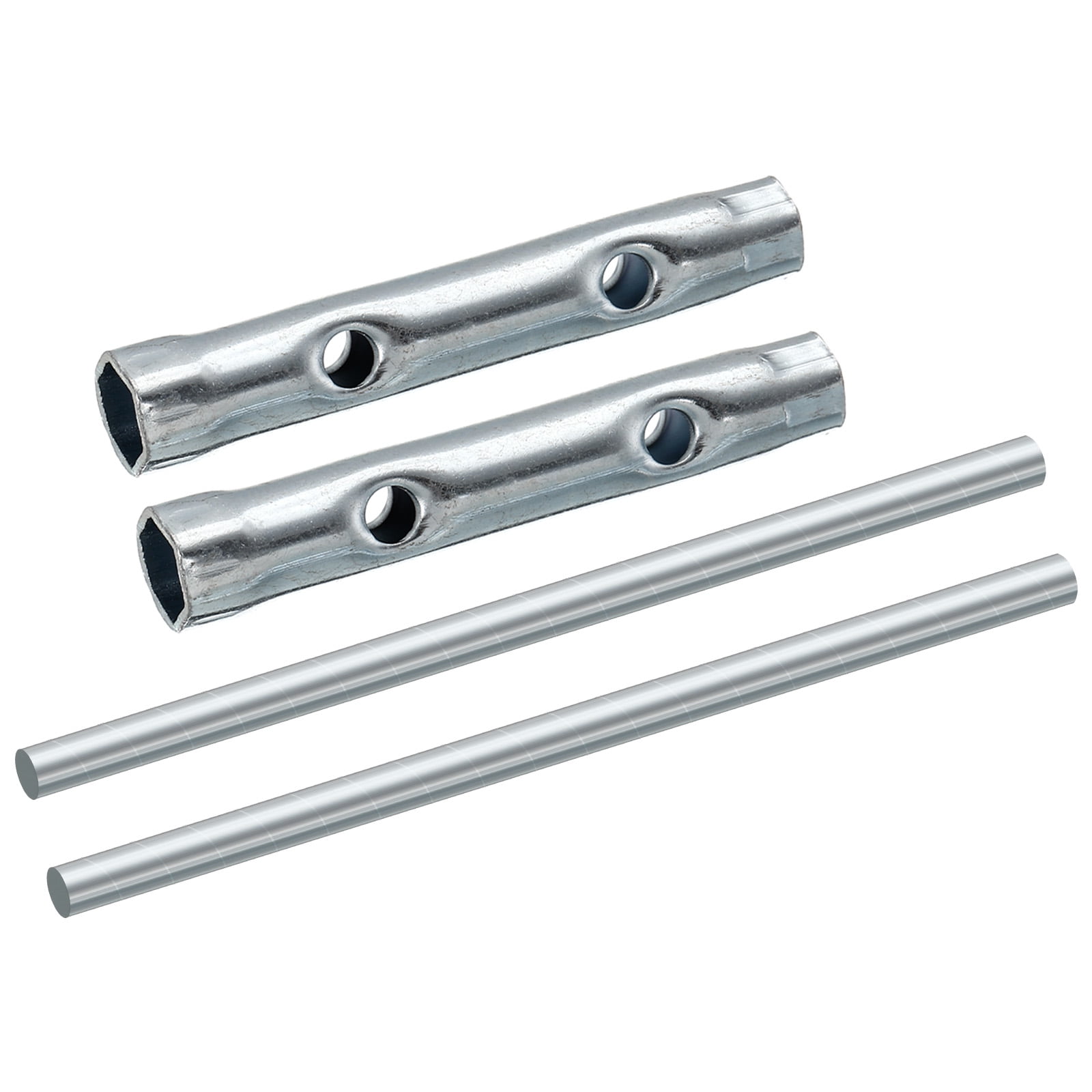 Uxcell 8-10mm Ignition Spark Plug Spanner Dual-Ended Wrench Hex Socket ...